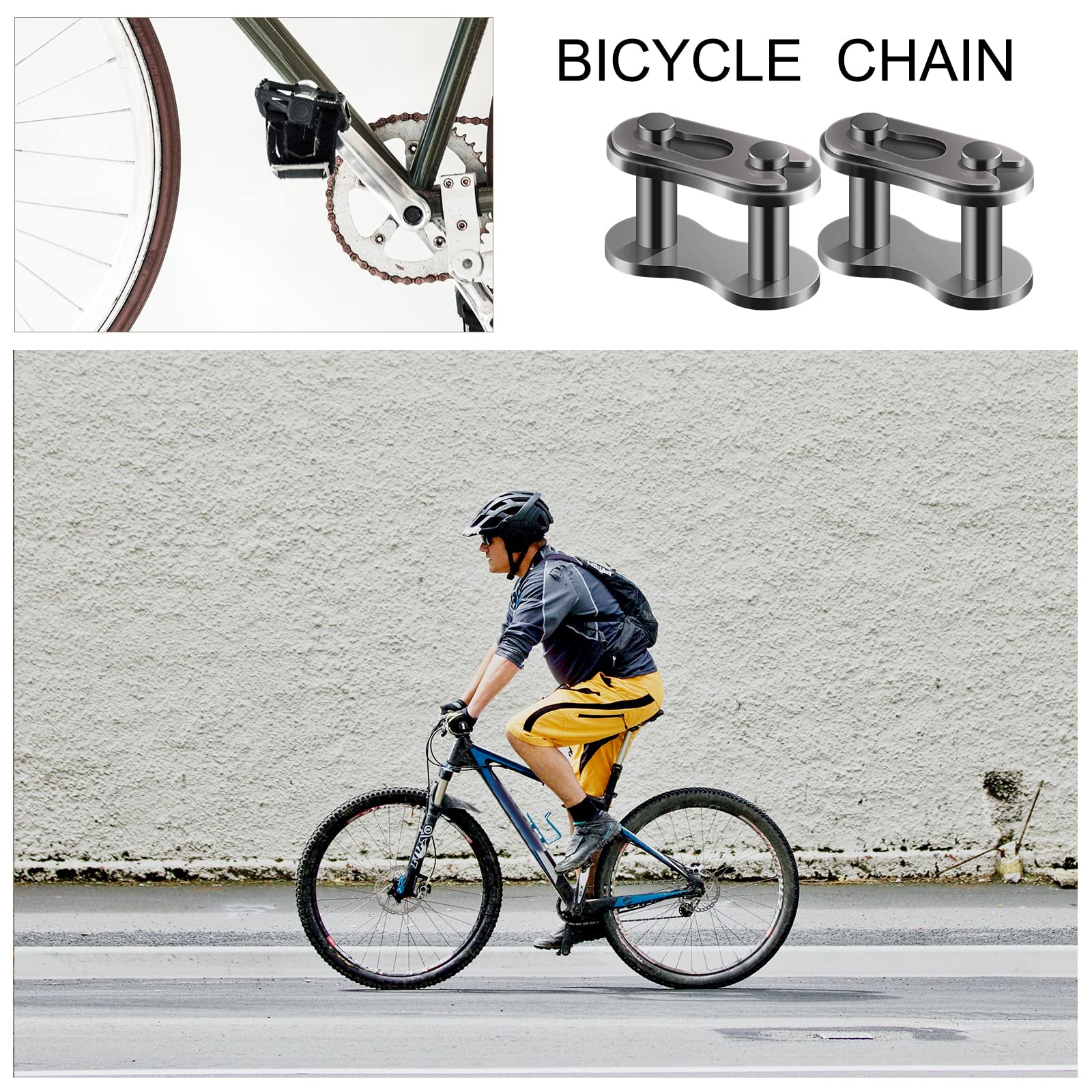 Snapklik.com : 8pcs #428 Chain Master Links, Steel Alloy Heavy Duty ...