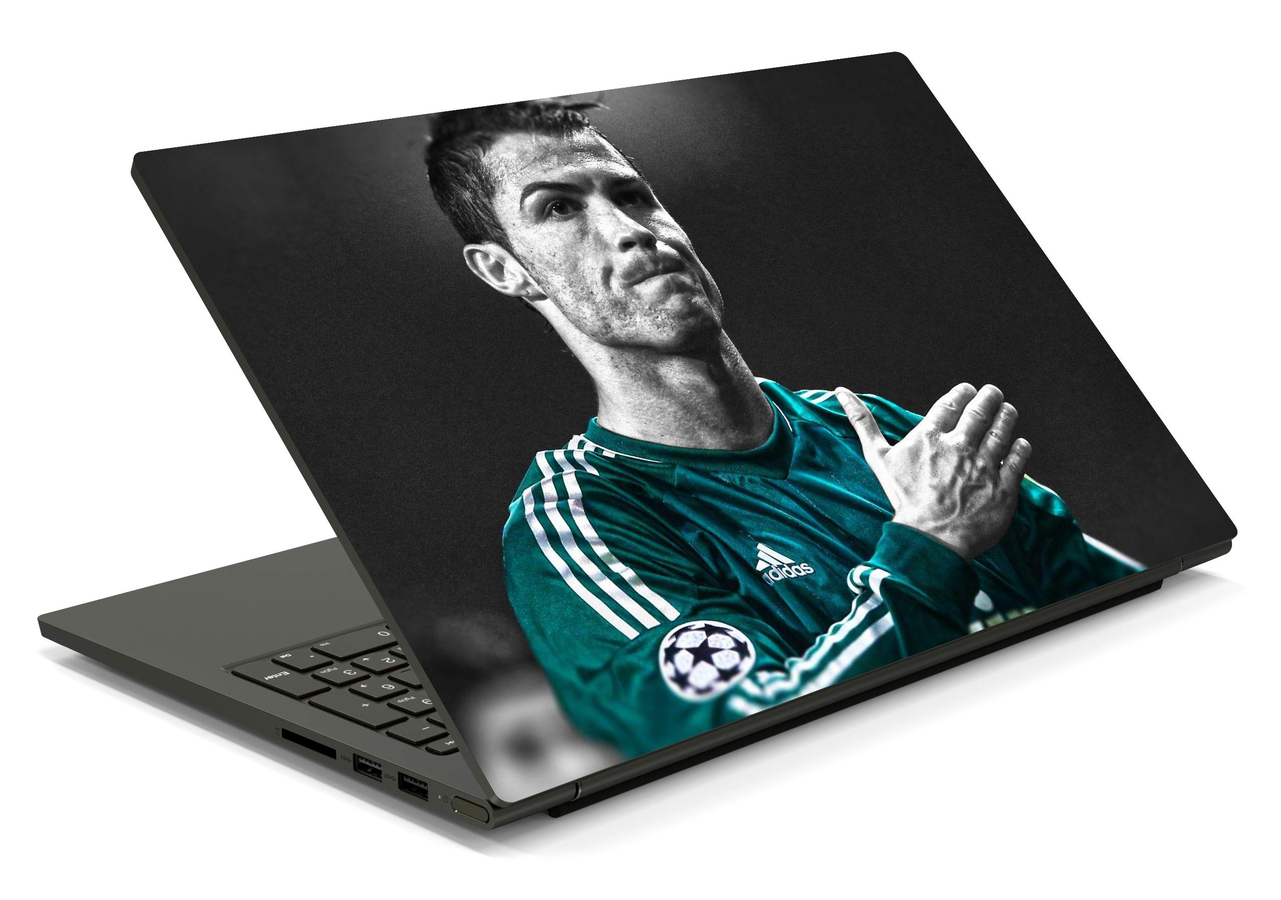 ISEE 360® Laptop Skin Cover Laminated Cristiano Ronaldo Stickers and ...