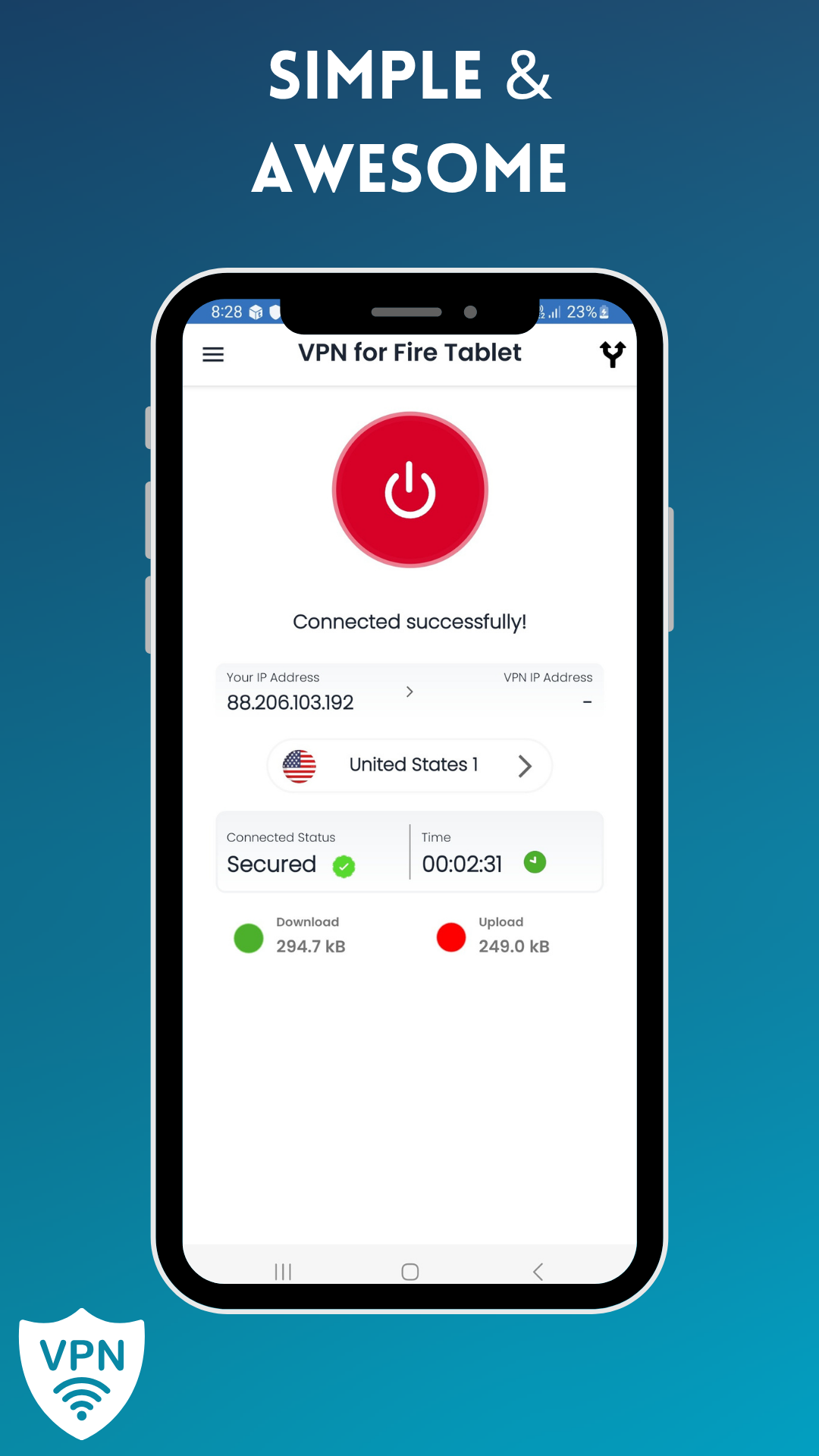 VPN for Fire Tablet - App on Amazon Appstore