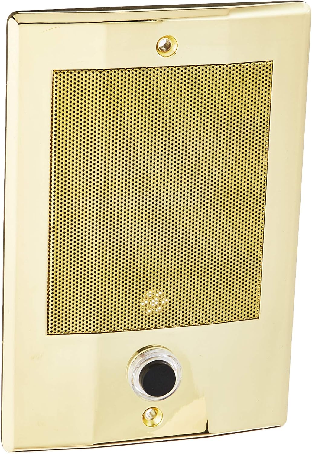 M&S Systems BD3BN Intercom Door Station with Bell Button, Bright Brass ...