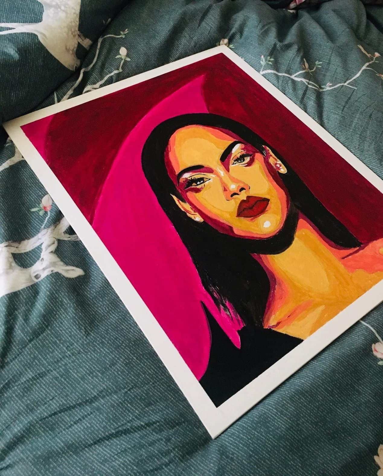 $6/mo - Finance Caliart Acrylic Paint Set with 4 Brushes, 52 Vivid ...