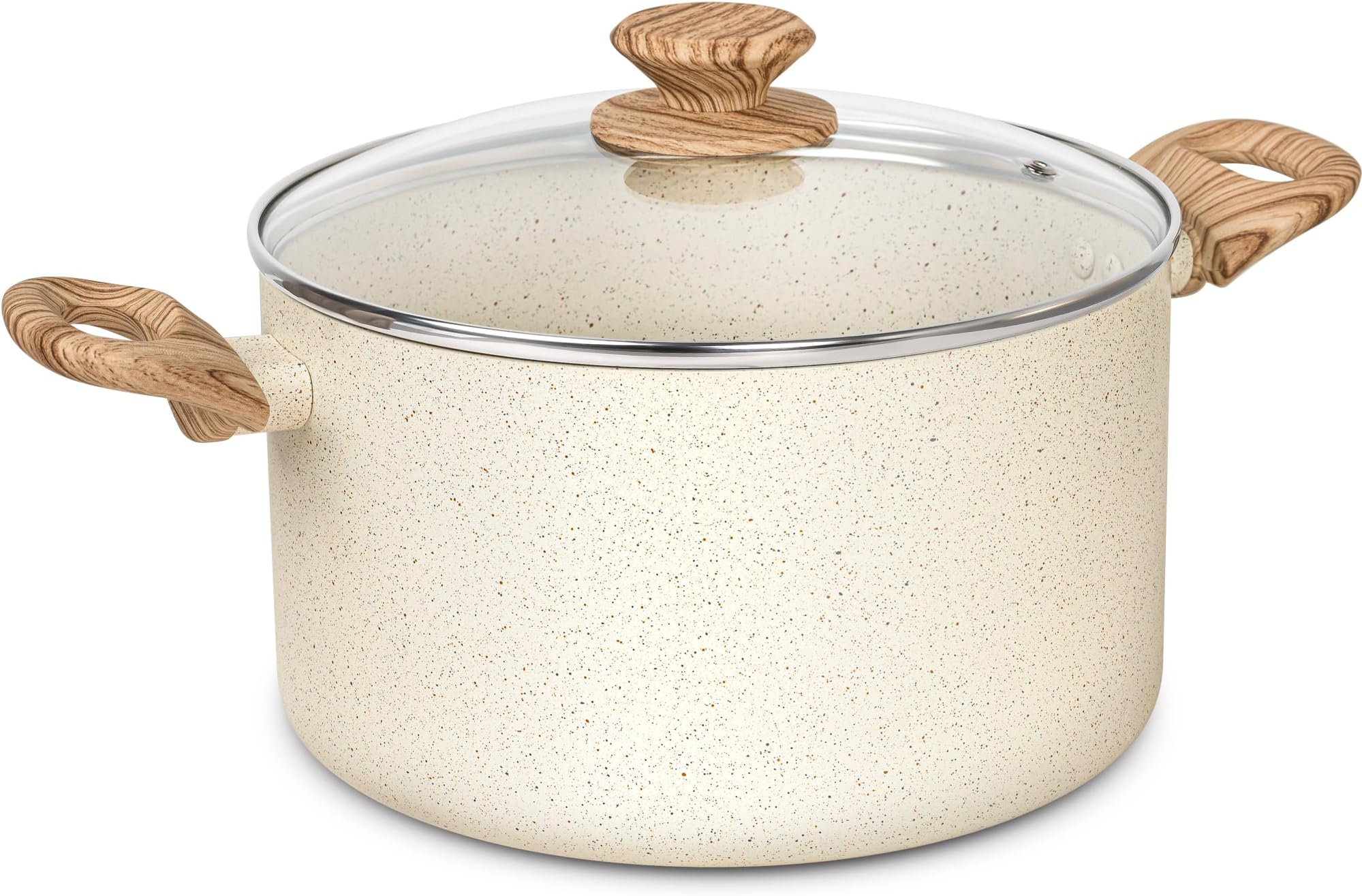 Amazon.com: SENSARTE Nonstick Sauce Pan with Lid, 2QT Small Sauce Pot ...