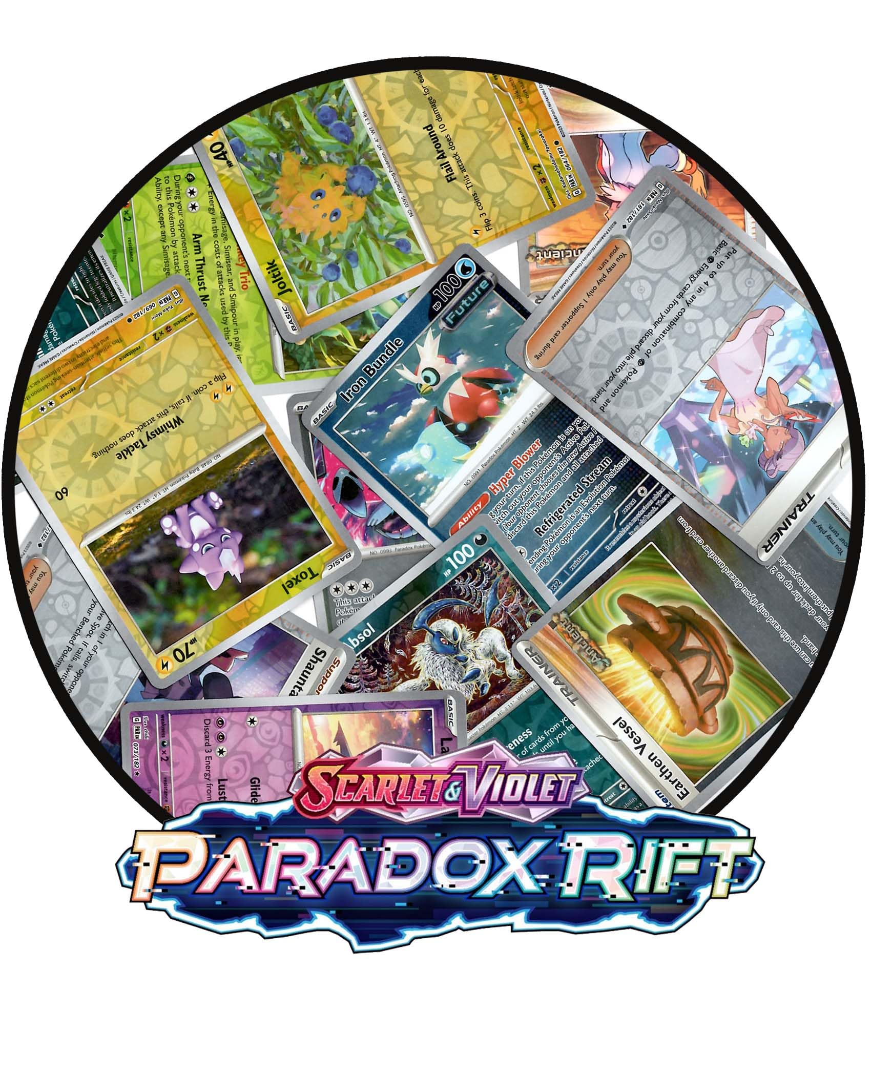 Amazon.com: Pokemon - Paradox Rift - Complete Reverse Holo Foil Master ...