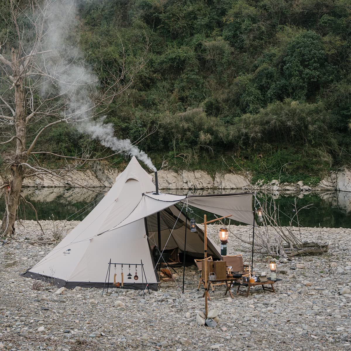 Buy Naturehike Ranch Pyramid Tent - Hexagonal/Octagonal Pyramid Tent ...