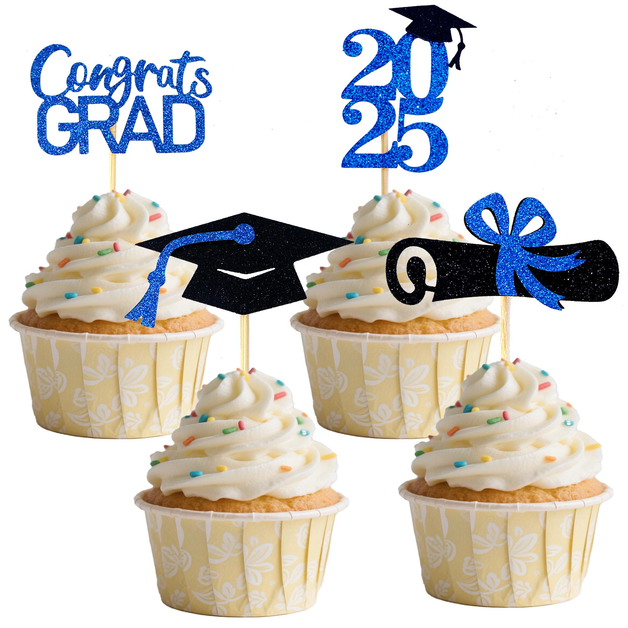Snapklik.com : YuBoBo Graduation Cupcake Toppers Decorations Party ...