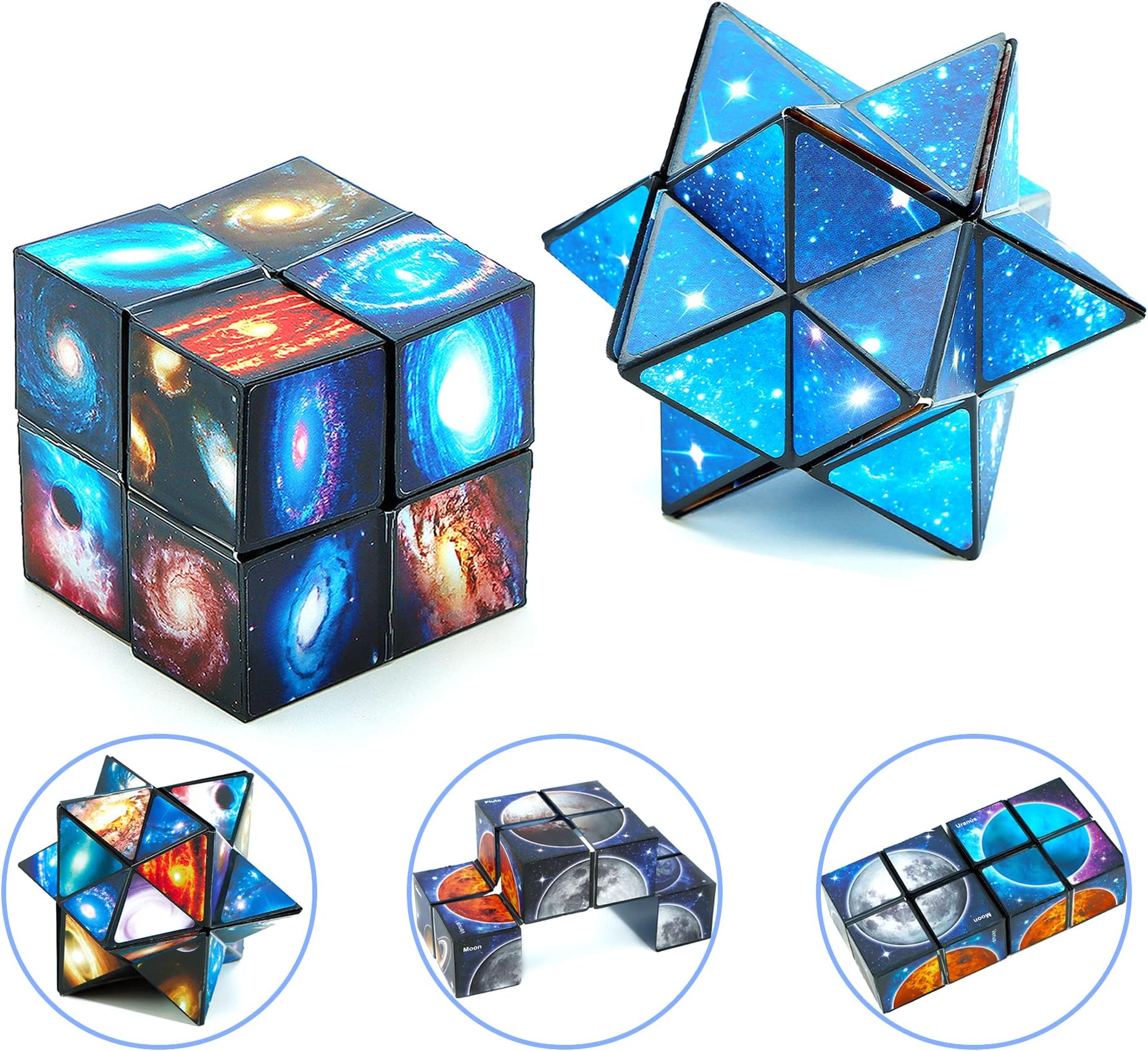 UBY The Shape Shifting Box (36 Rare Earth Magnets) STEM/STEAM Fidget ...