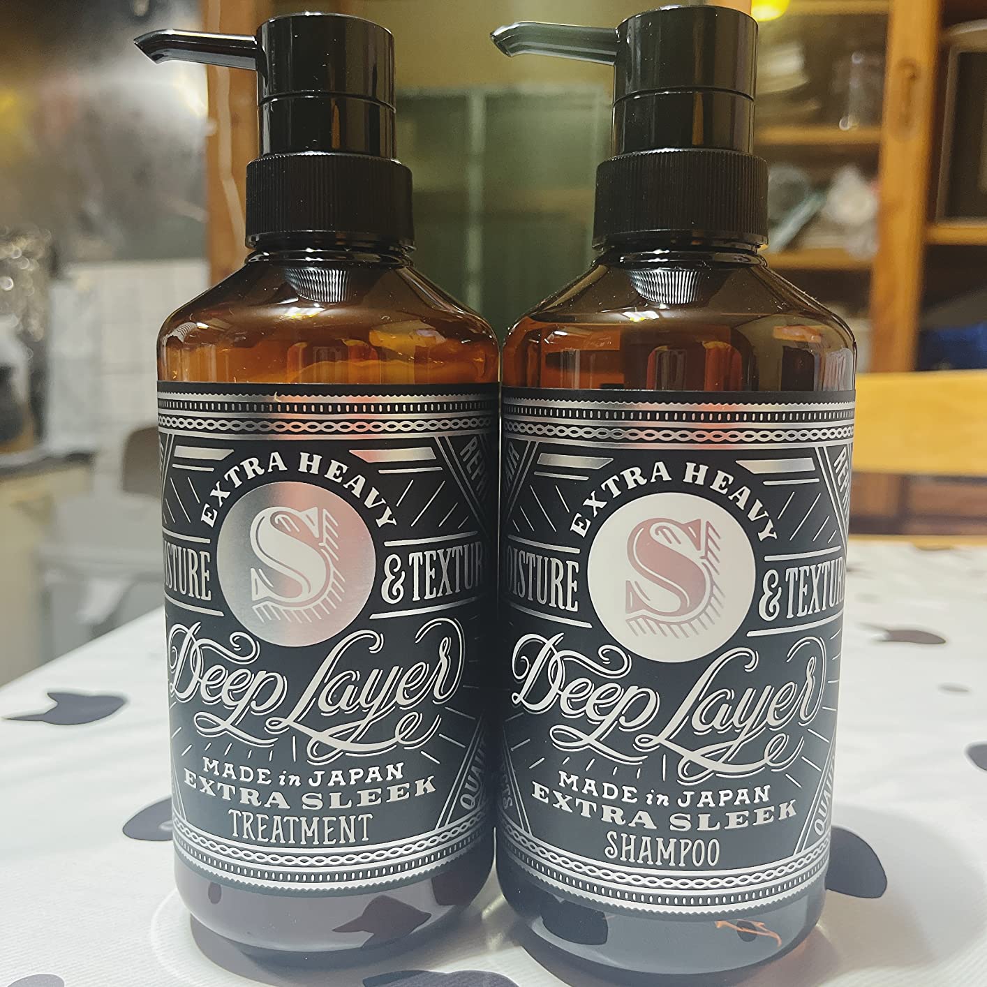 Amazon | ビューティーエクスペリエンス ディープレイヤー エクストラスリーク シャンプー 500ml ＆ トリートメント 470g セット | Deep Layer(ディープレイヤー ...