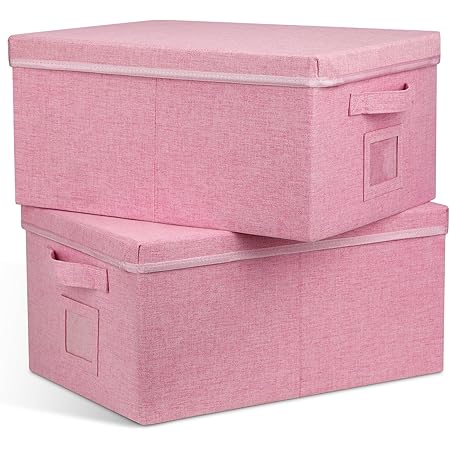 Amazon.com - Graciadeco 22.8qt Closet Storage bins with Lids Stackable ...