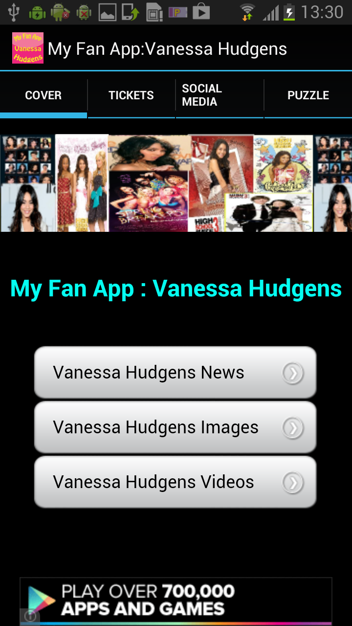 My Fan App : Vanessa Hudgens Kindle Edition - App on Amazon Appstore