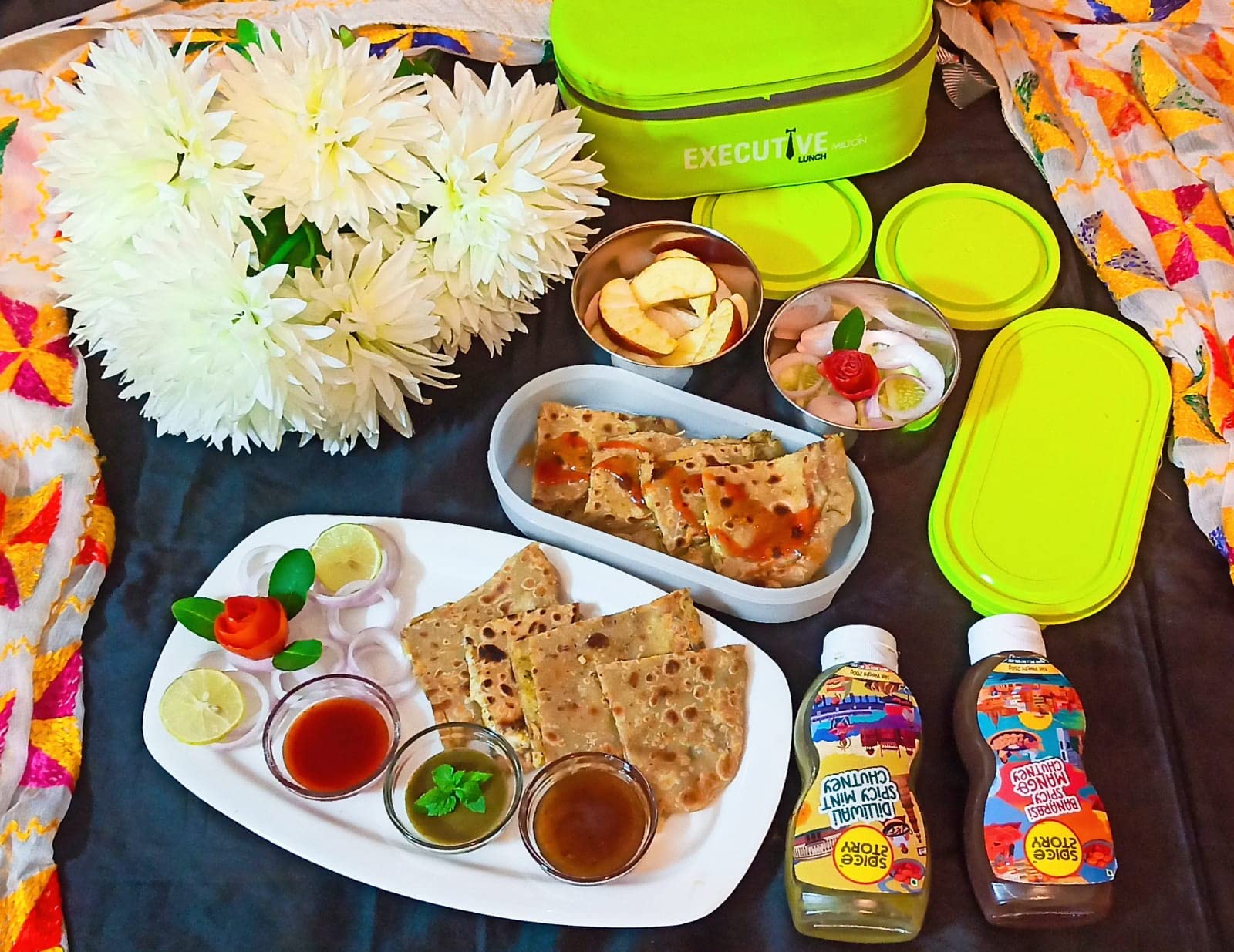 Spice Story Ethnic Chutney Combo (Amazing Spicy Mint Sauce/Super Hot ...