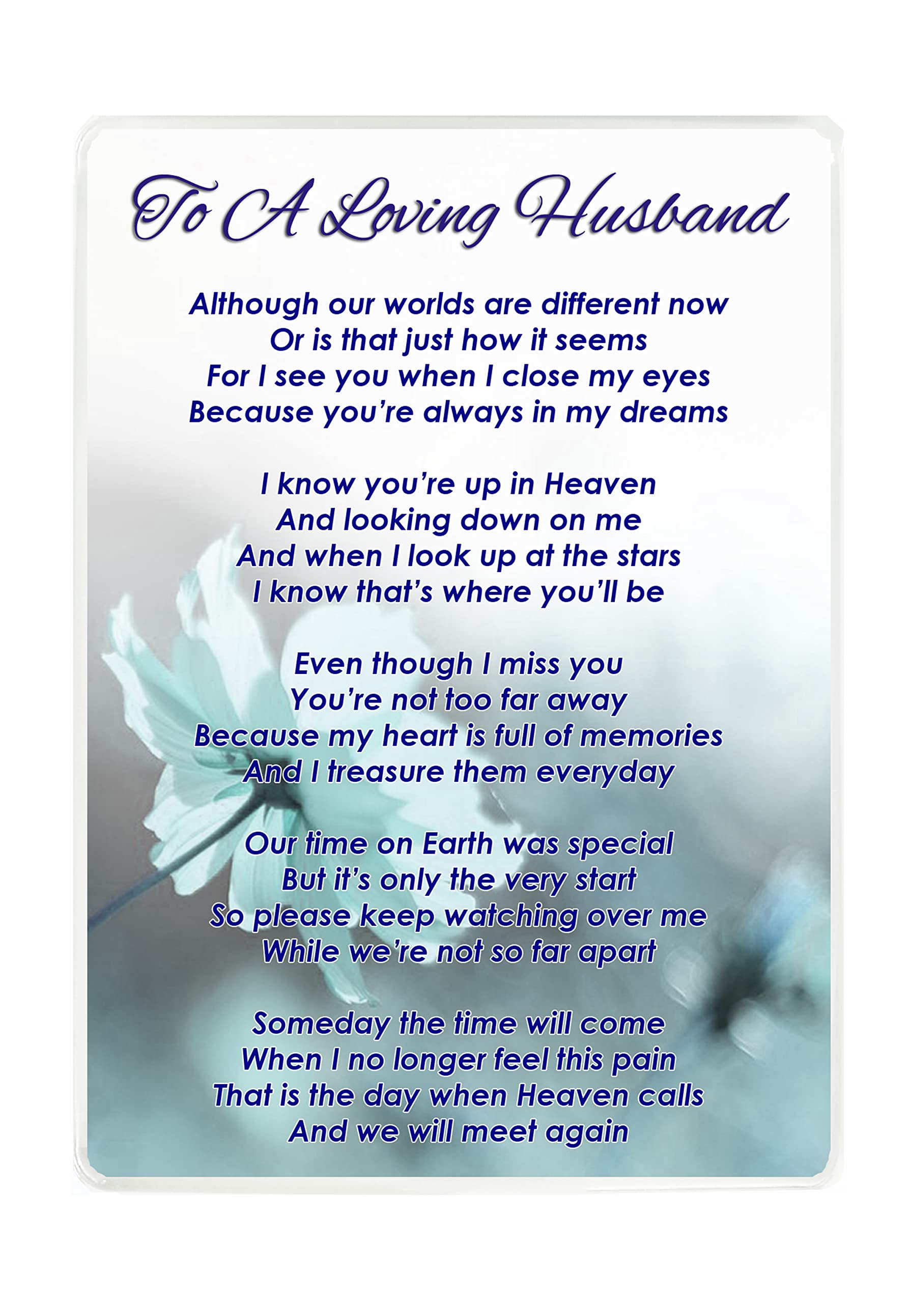 Bereavement Poems For Husband 16 Poems About Death Of A Loved One