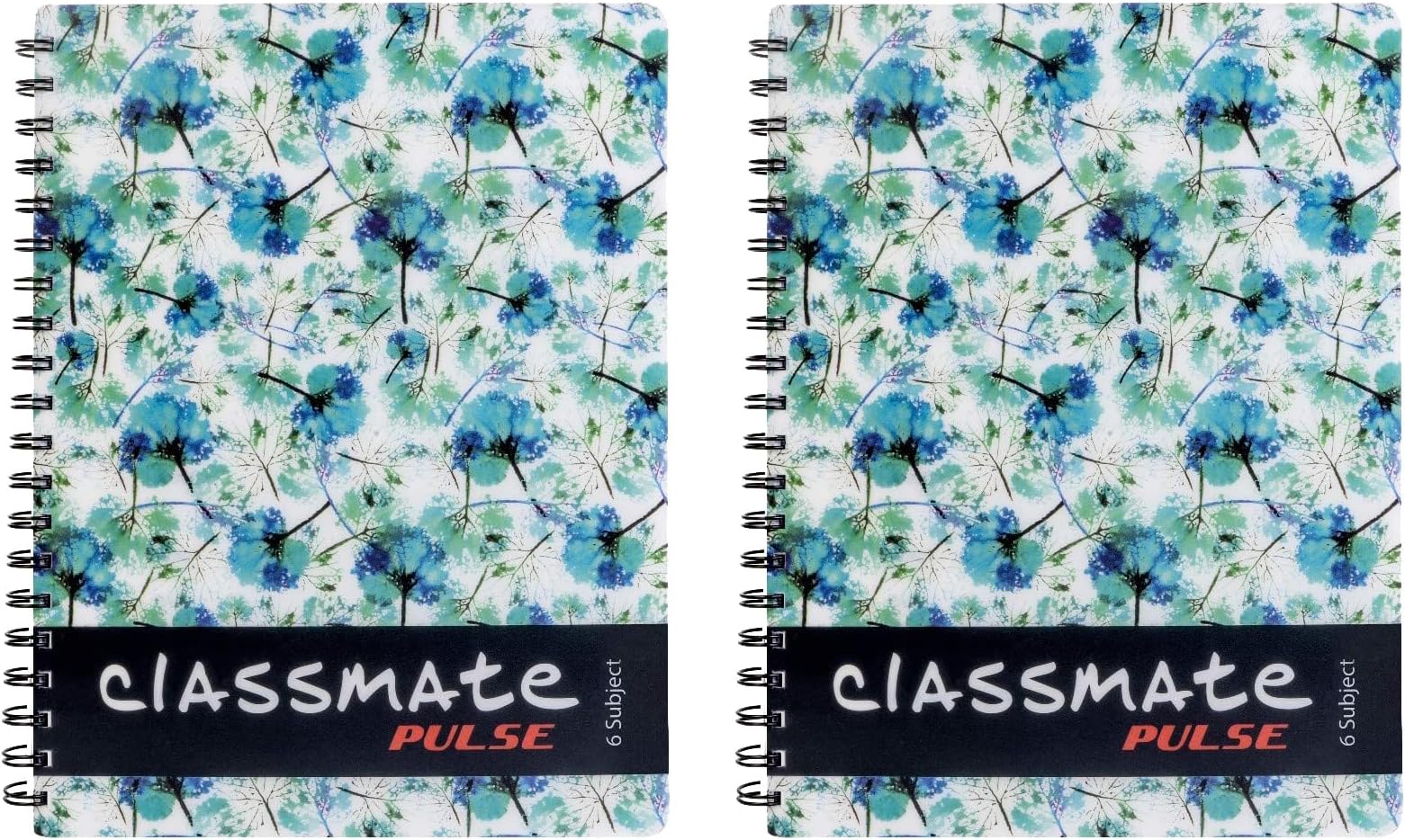 Classmate 2100117 Soft Cover 6 Subject Spiral Binding Notebook, Single ...