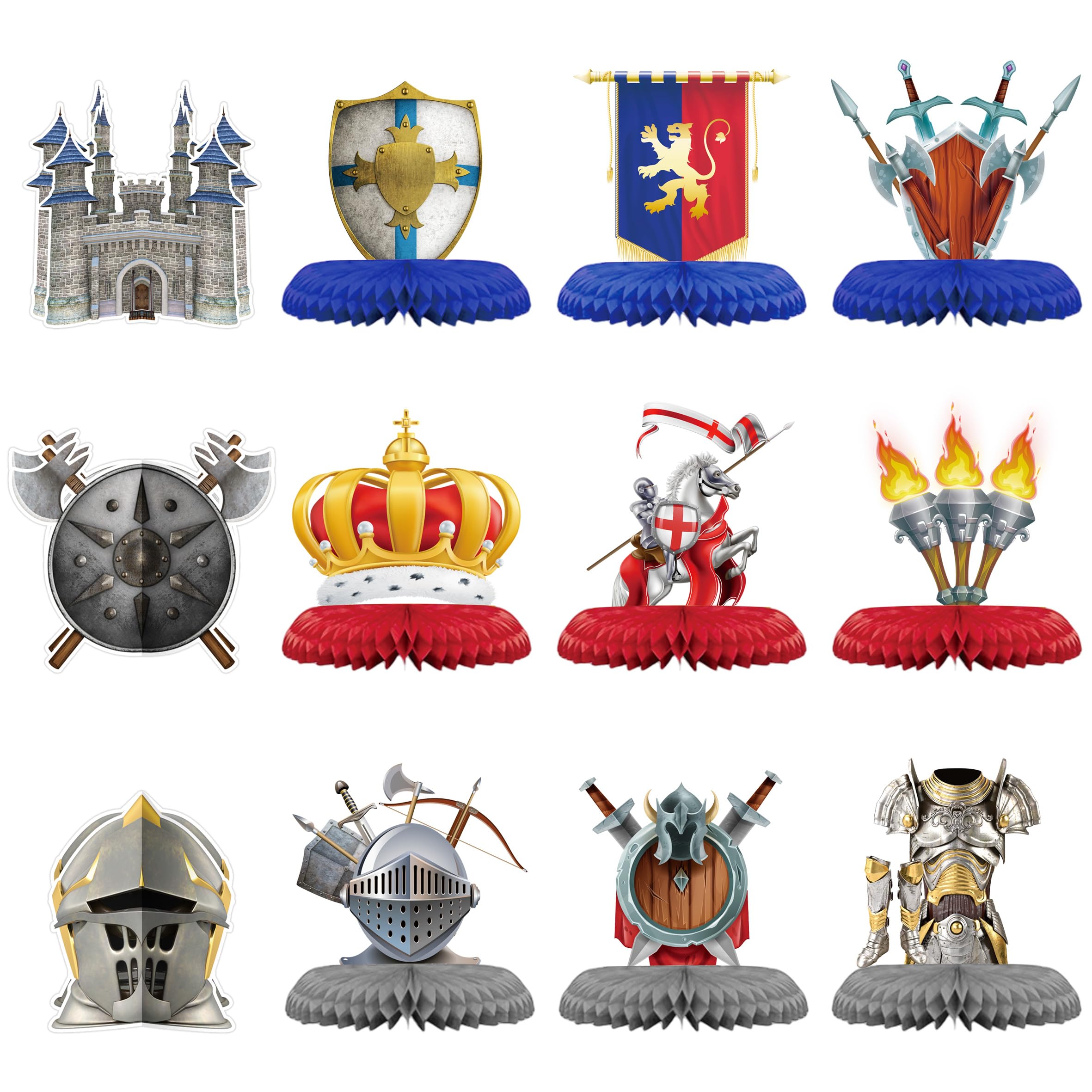 Medieval Times Centerpieces 24 Pcs Medieval Party Decorations Knight