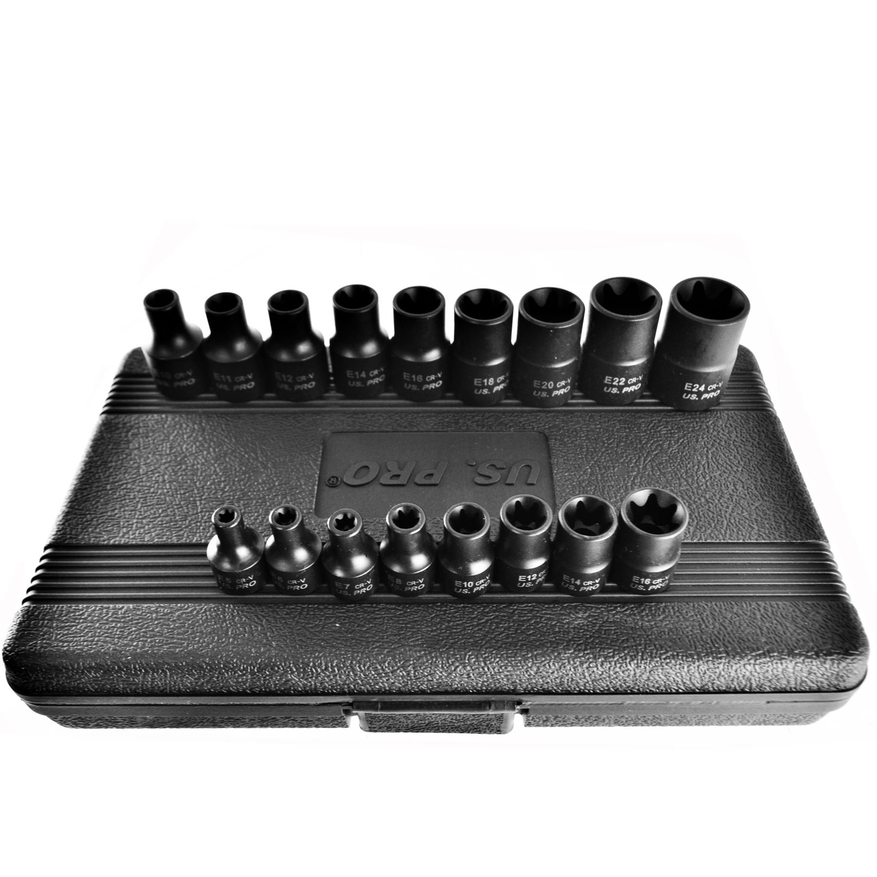 Amazon.com: Impacted Female Torx/E Sockets E5 - E24 3/8" and 1/2" Drive ...