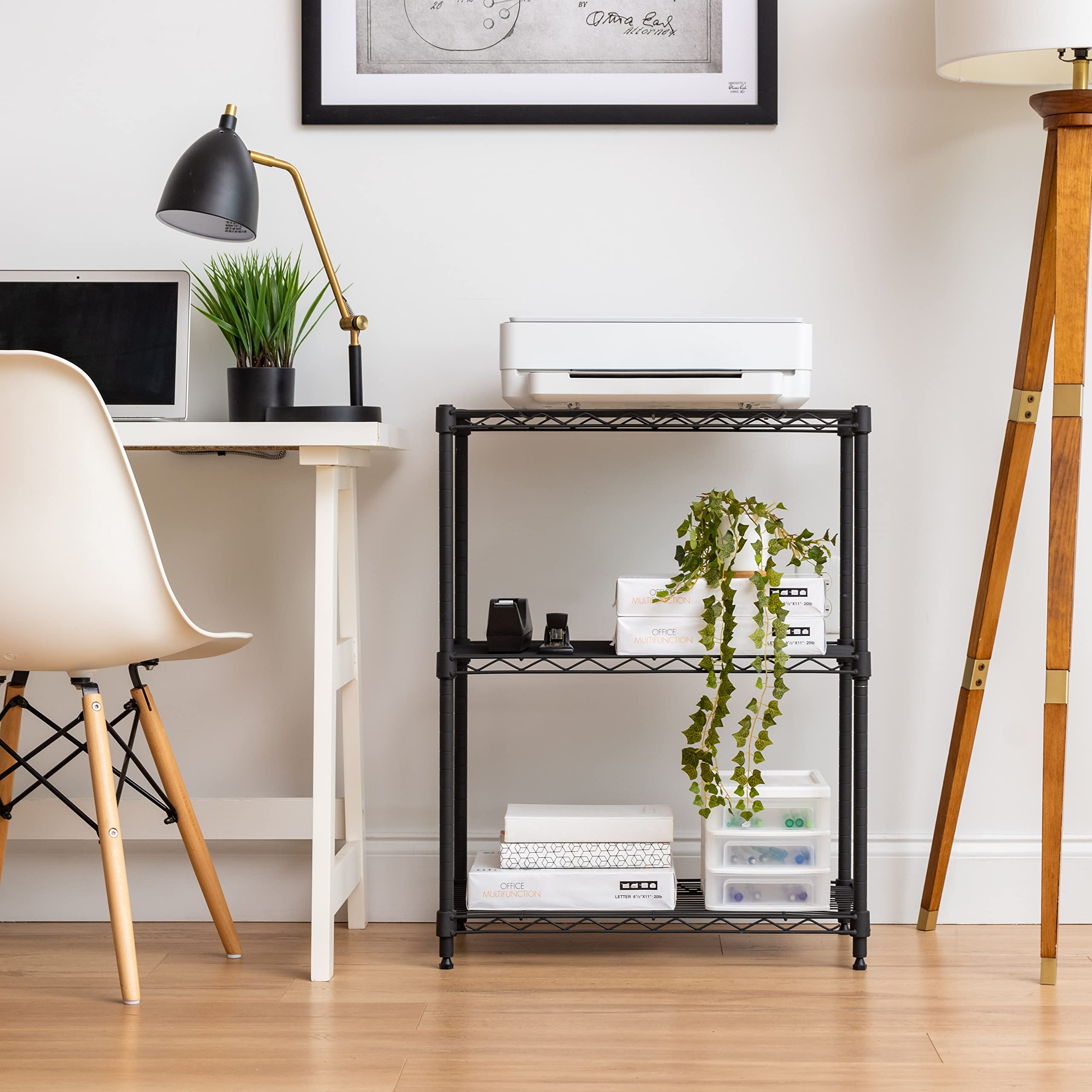 Snapklik.com : IRIS USA, Inc, 4-Tier Adjustable Storage Wire Shelving ...