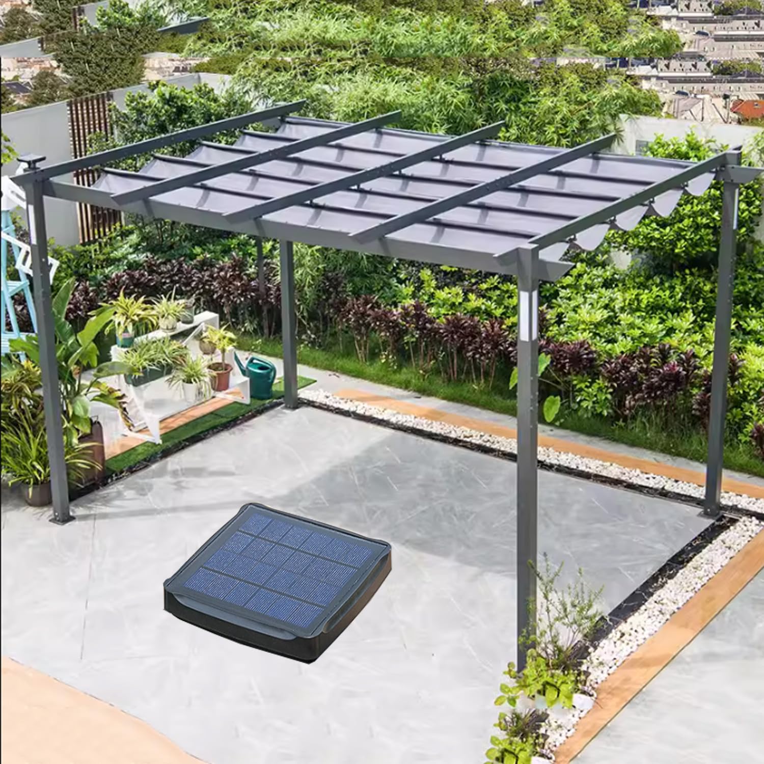 Metal Roof Trellis Pergola Ideas | BBC Gardeners World Magazine