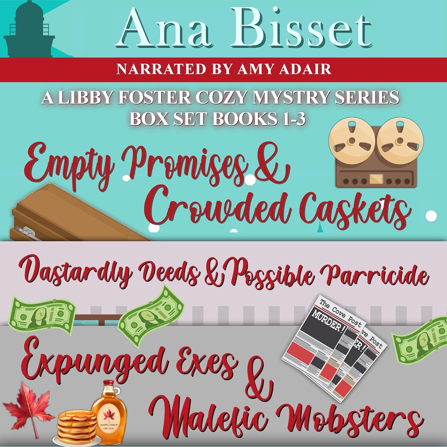 Amazon.com: A Libby Foster Cozy Mystery Series: Books 1-3 (Audible Audio Edition): Ana Bisset ...