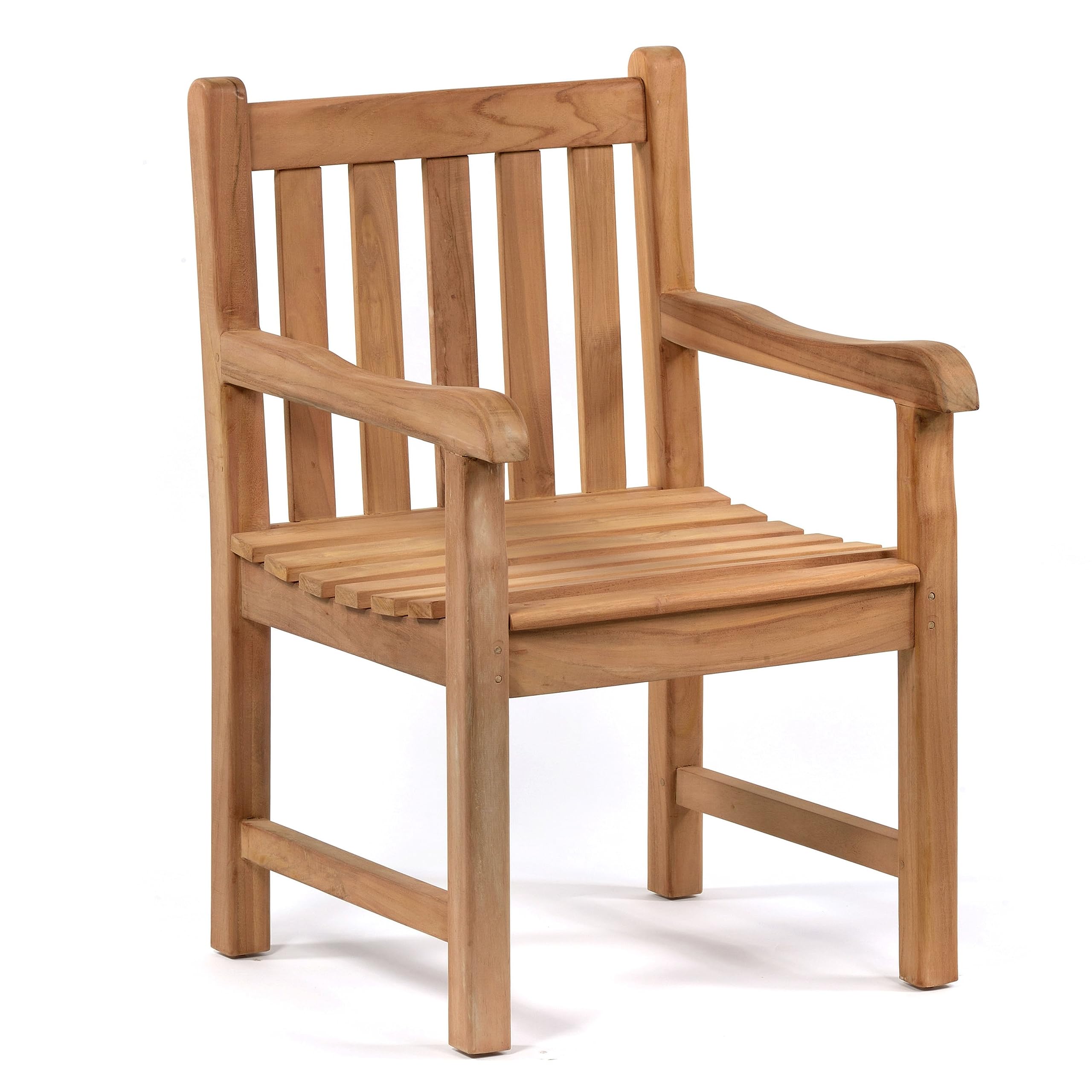 BrackenStyle Benson Teak Wooden Garden Outdoor Patio Arm Chair ...