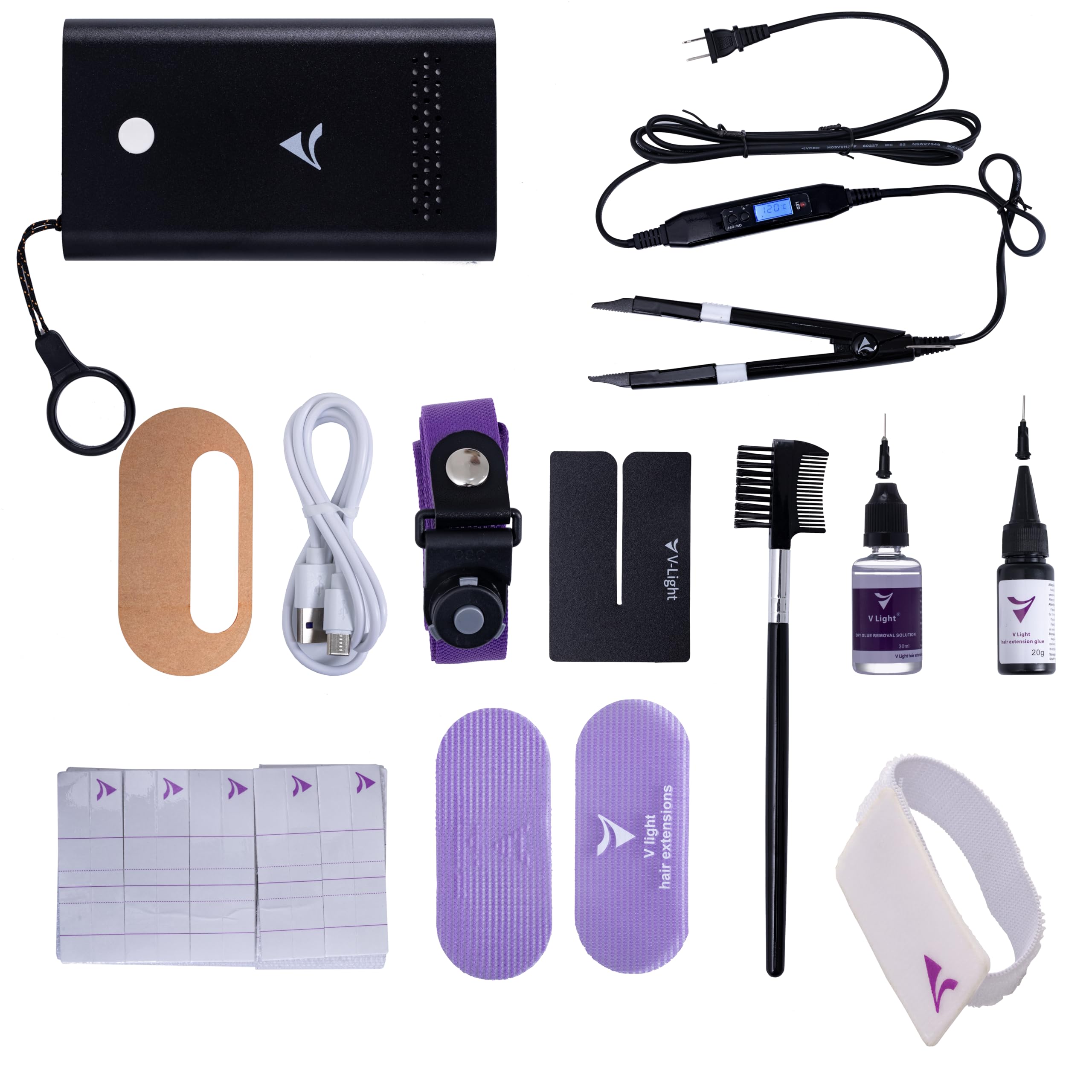 V Light Hair Extension Machine, V Light Extensions Kit (machine kit ...