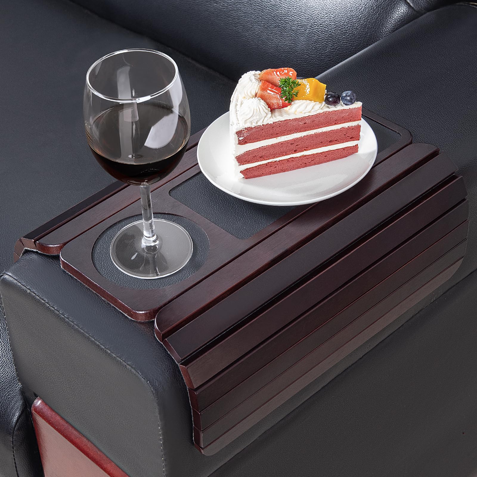 Amazon.com: SUEH DESIGN Sofa Arm Tray, Anti-Slip Couch Side Arm Tray ...