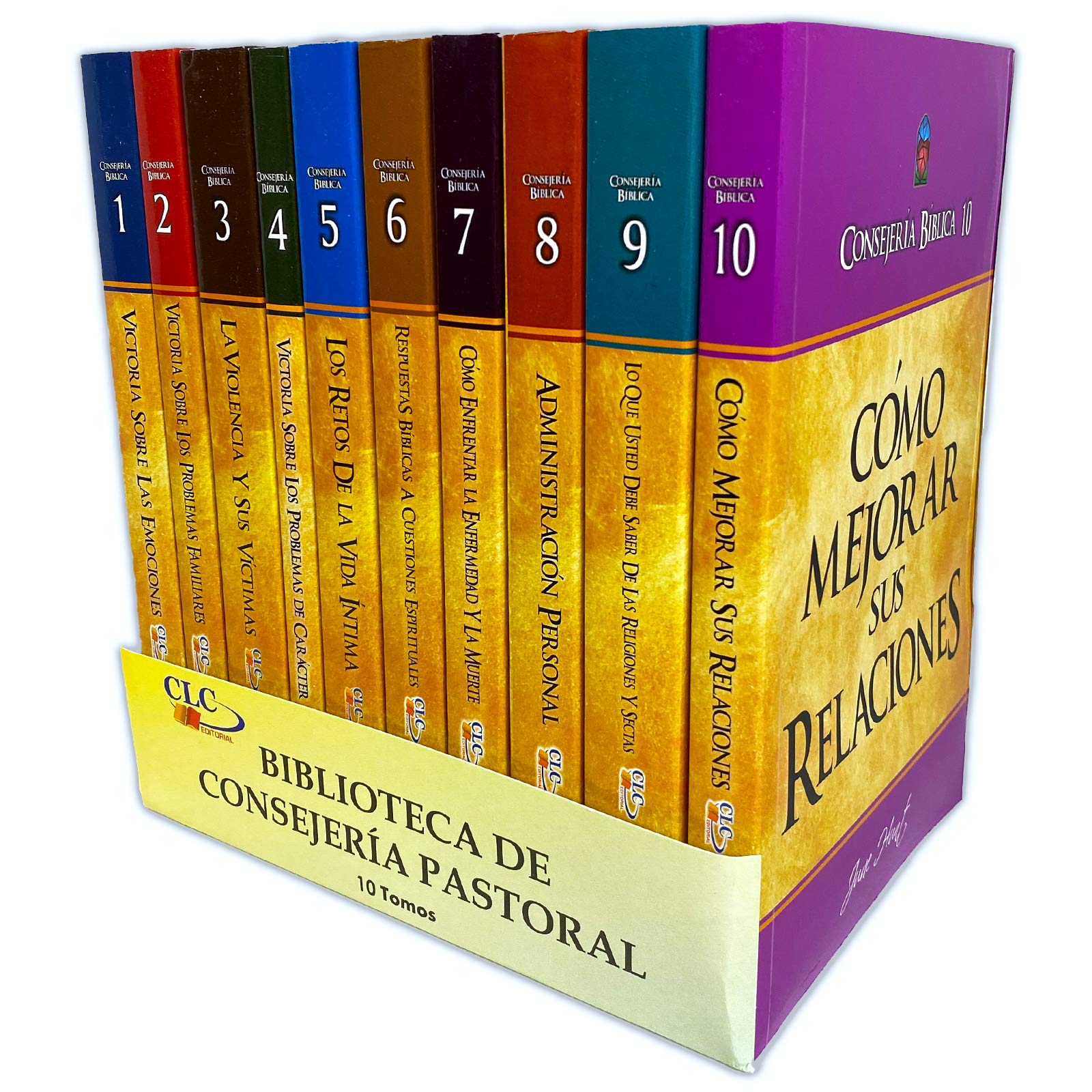 Amazon.com: Biblioteca de Consejería Pastoral (10 Tomos) (Spanish ...