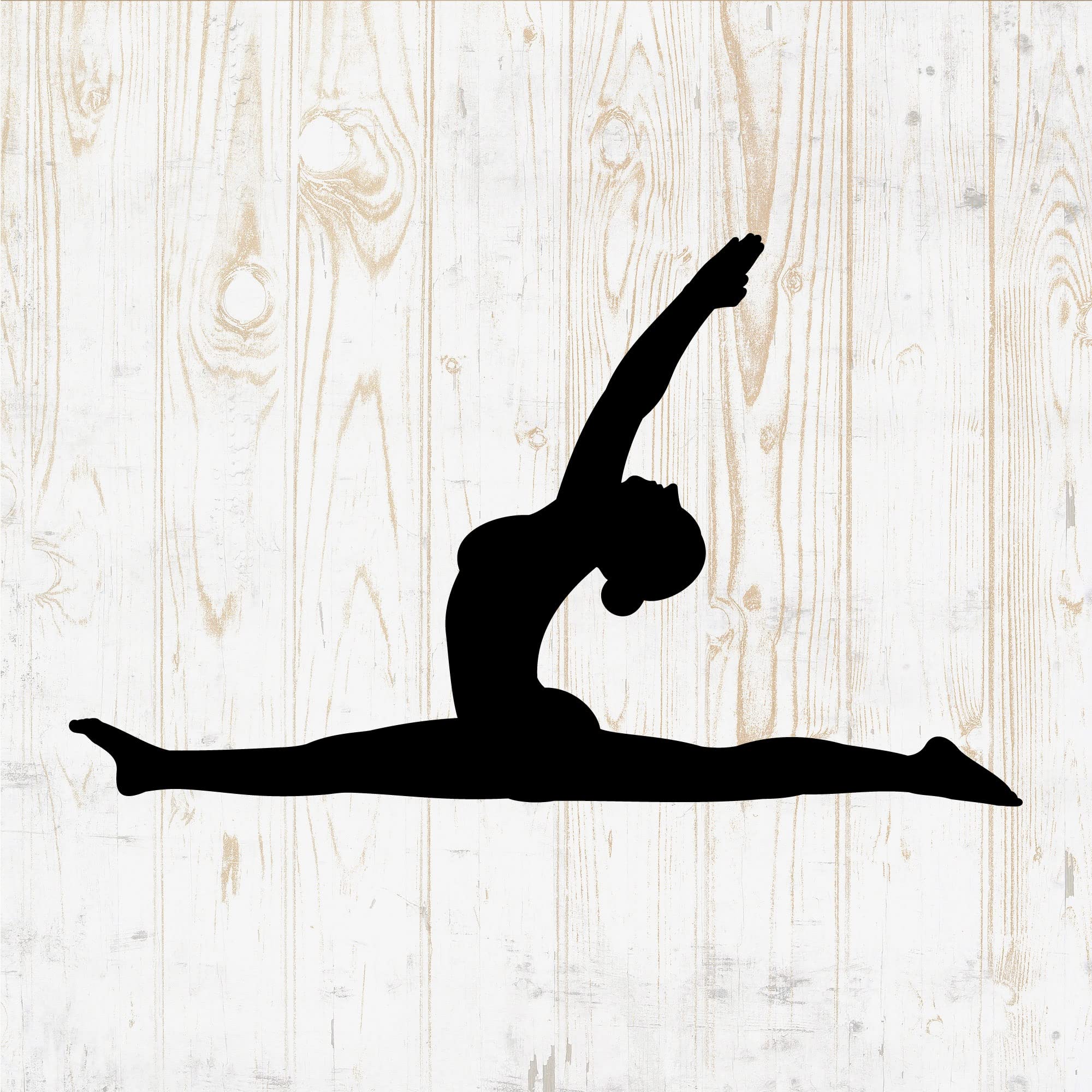 Yoga Pose Silhouette Letters Yoga Alphabet Stock Photos, Royalty Free