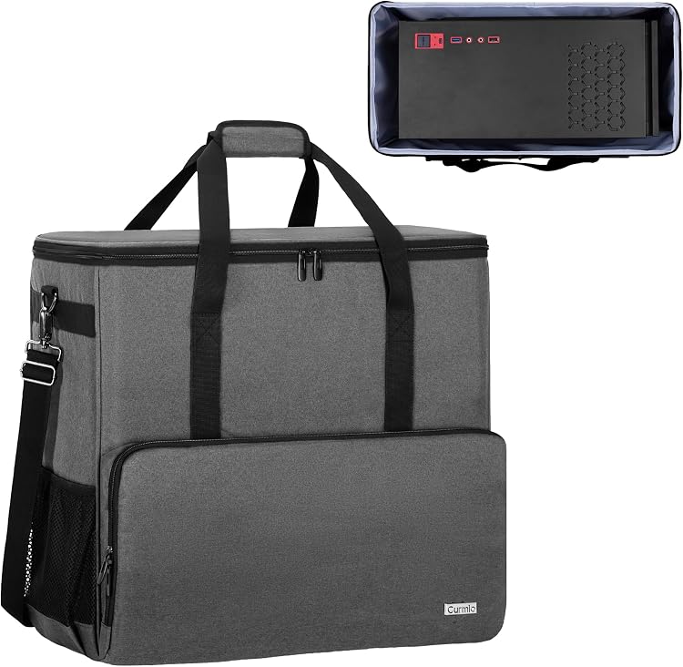 Desktop Carrying Case Pc Tower Travel Bag With Shoulder Go | Desertcart ...