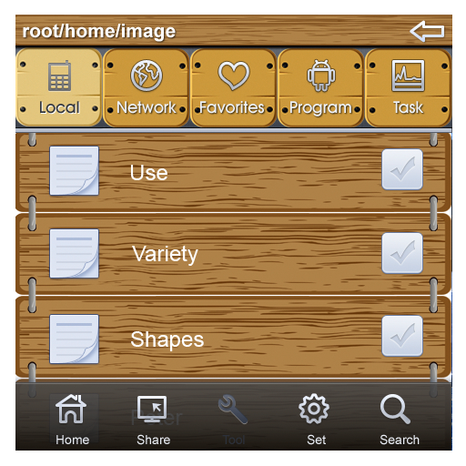 File Expert Wood Theme - App on Amazon Appstore