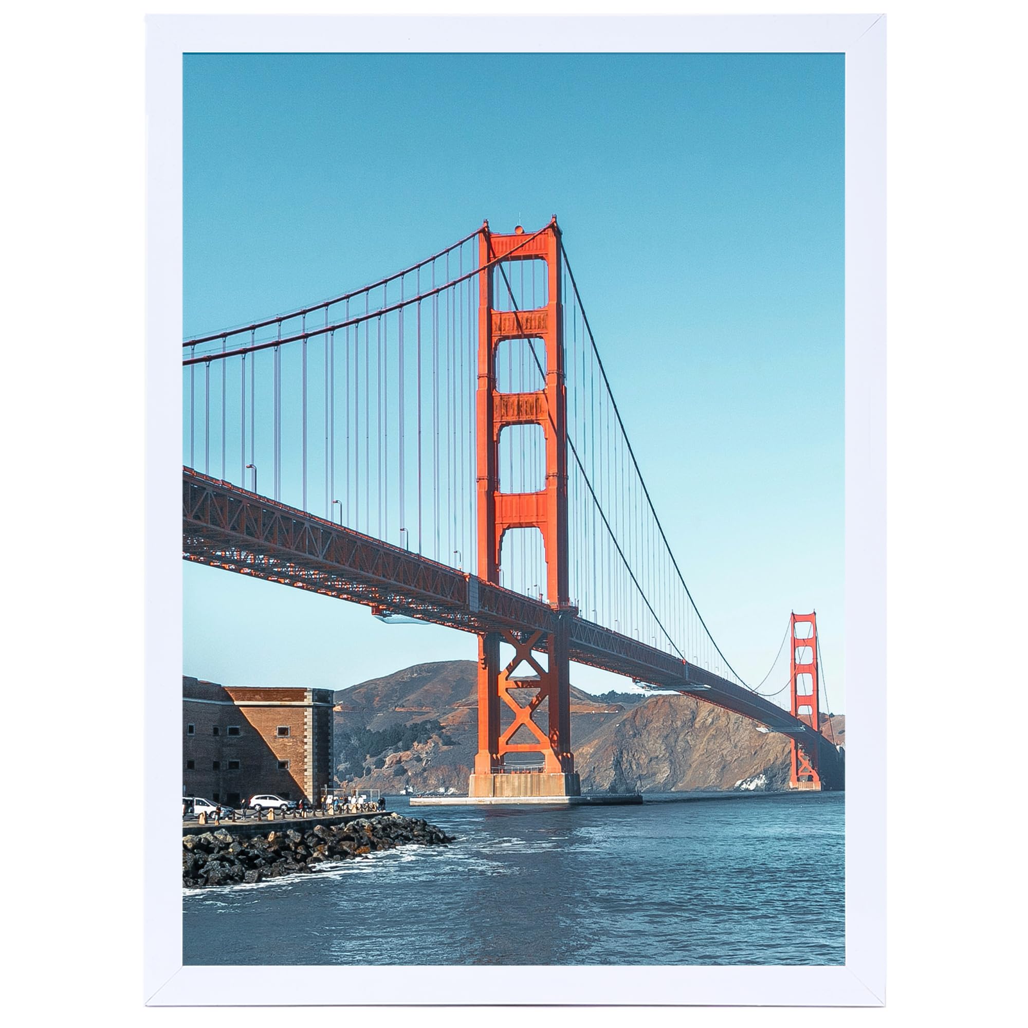 Amazon.com - OMISHE 10x14 inch Picture Frame White for Wall Hanging, 10 ...