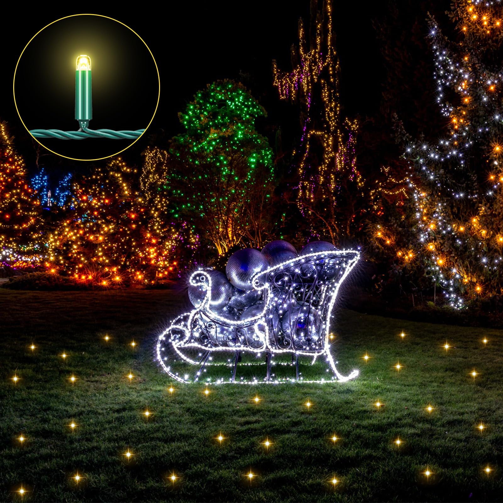 Grass Outdoor Christmas Lights Fraser Hill Farm 24 In Hanging Merry