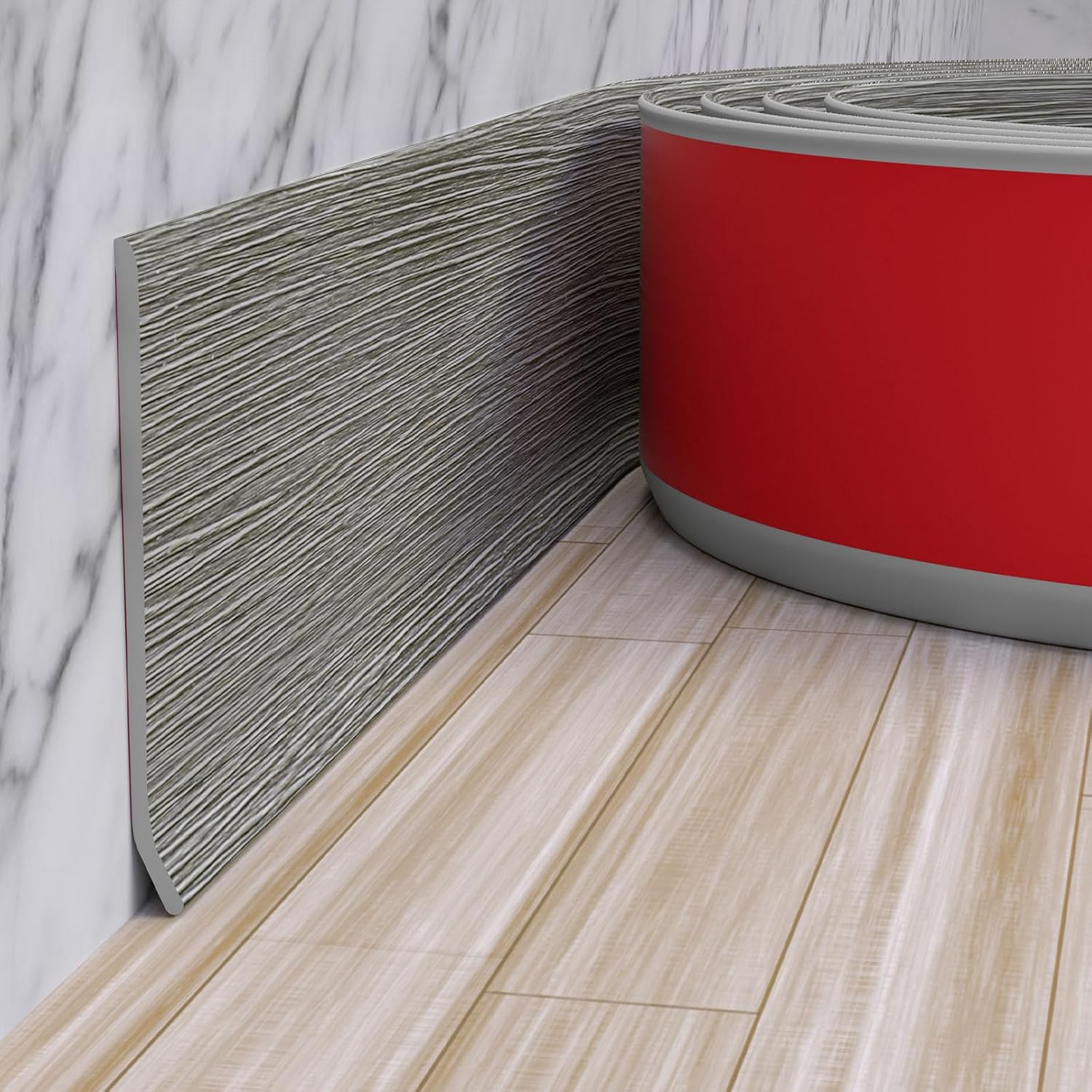 Duzzy Flexible Baseboard Molding Trim 6 Inch W X 20 Feet