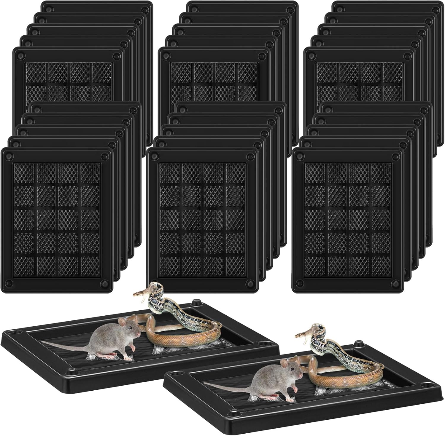 Amazon.com : Qualirey 30 Pack Glue Mouse Traps Indoor for Home Bulk 7x5 ...