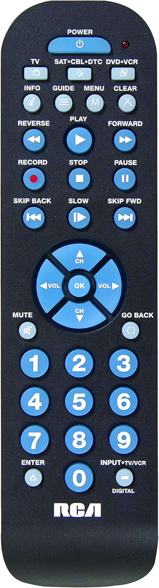 Amazon.com: RCA 3-Device Universal Remote Control Platinum Pro, Easy ...