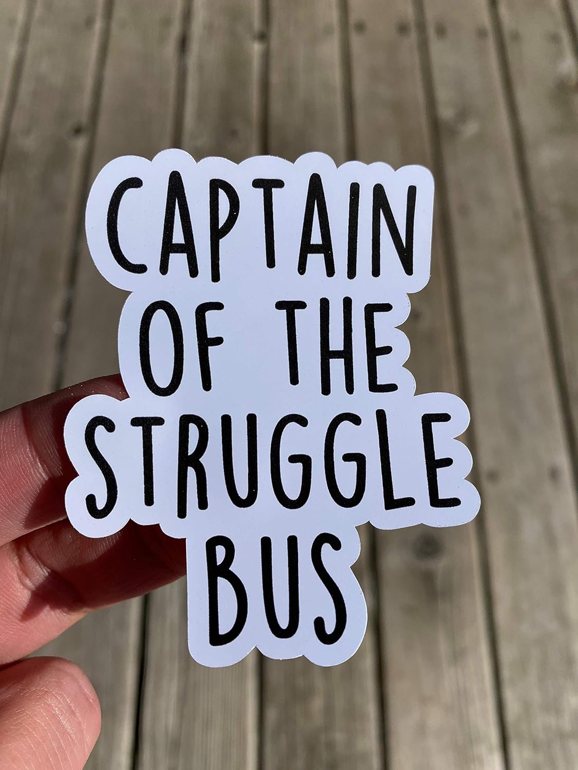 Amazon.com: Captain Of The Struggle Bus Sticker, Laptop Sticker, Water ...