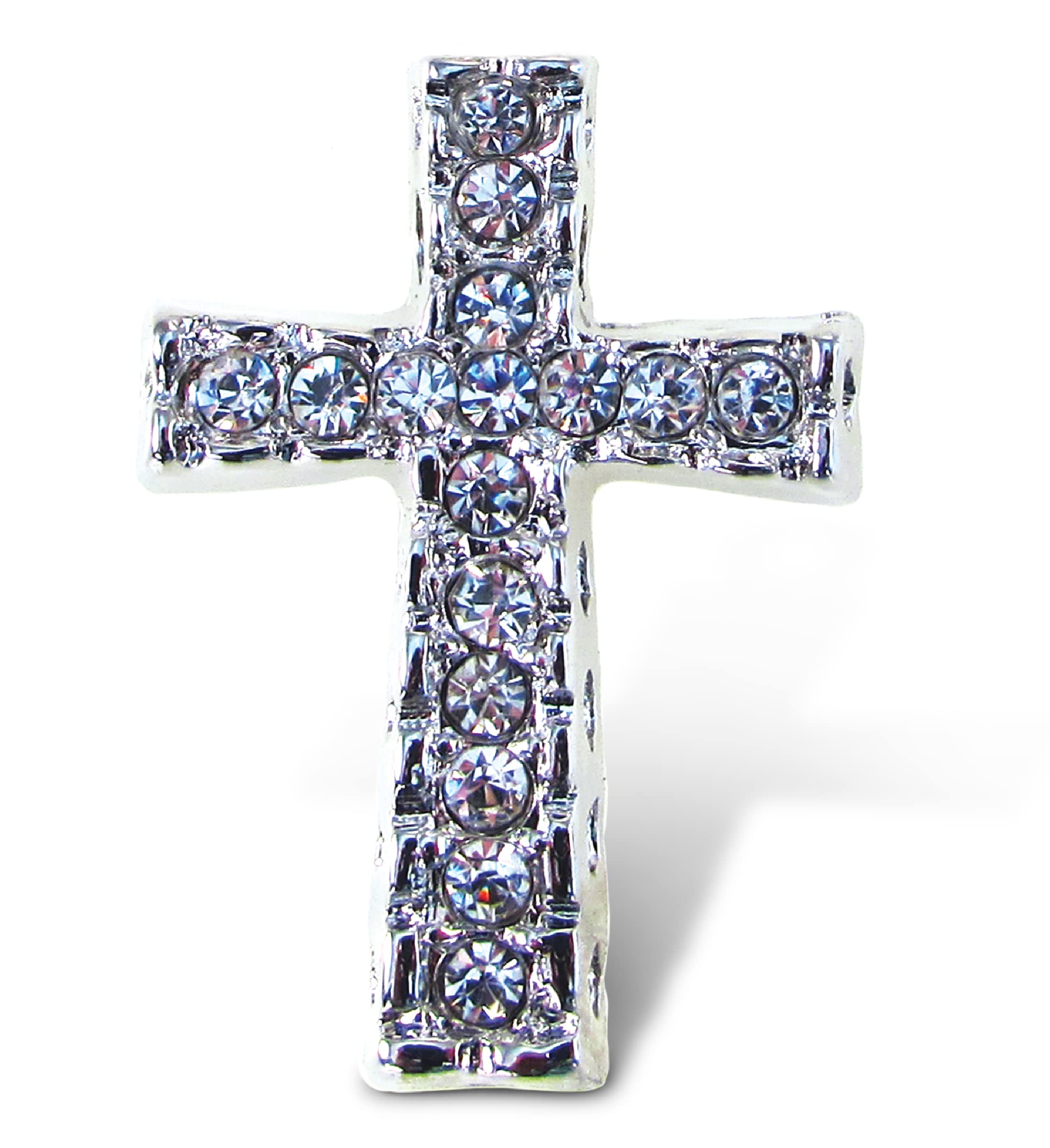 Amazon.com: COTA Global Cross Sparkling Refrigerator Magnet - Silver ...