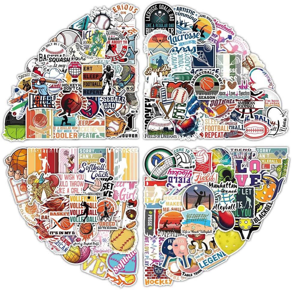 Amazon.com: Volleyball Stickers - XL Size - Volleyball Gifts for Teen ...