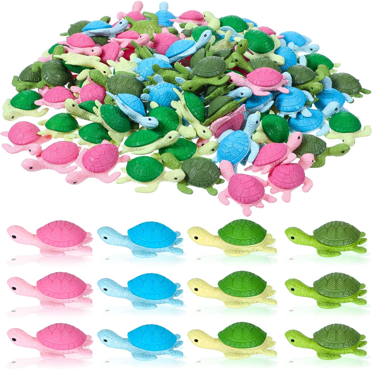 Amazon.com : 120 Pcs Garden Mini Animals Figures Including 30 Mini ...