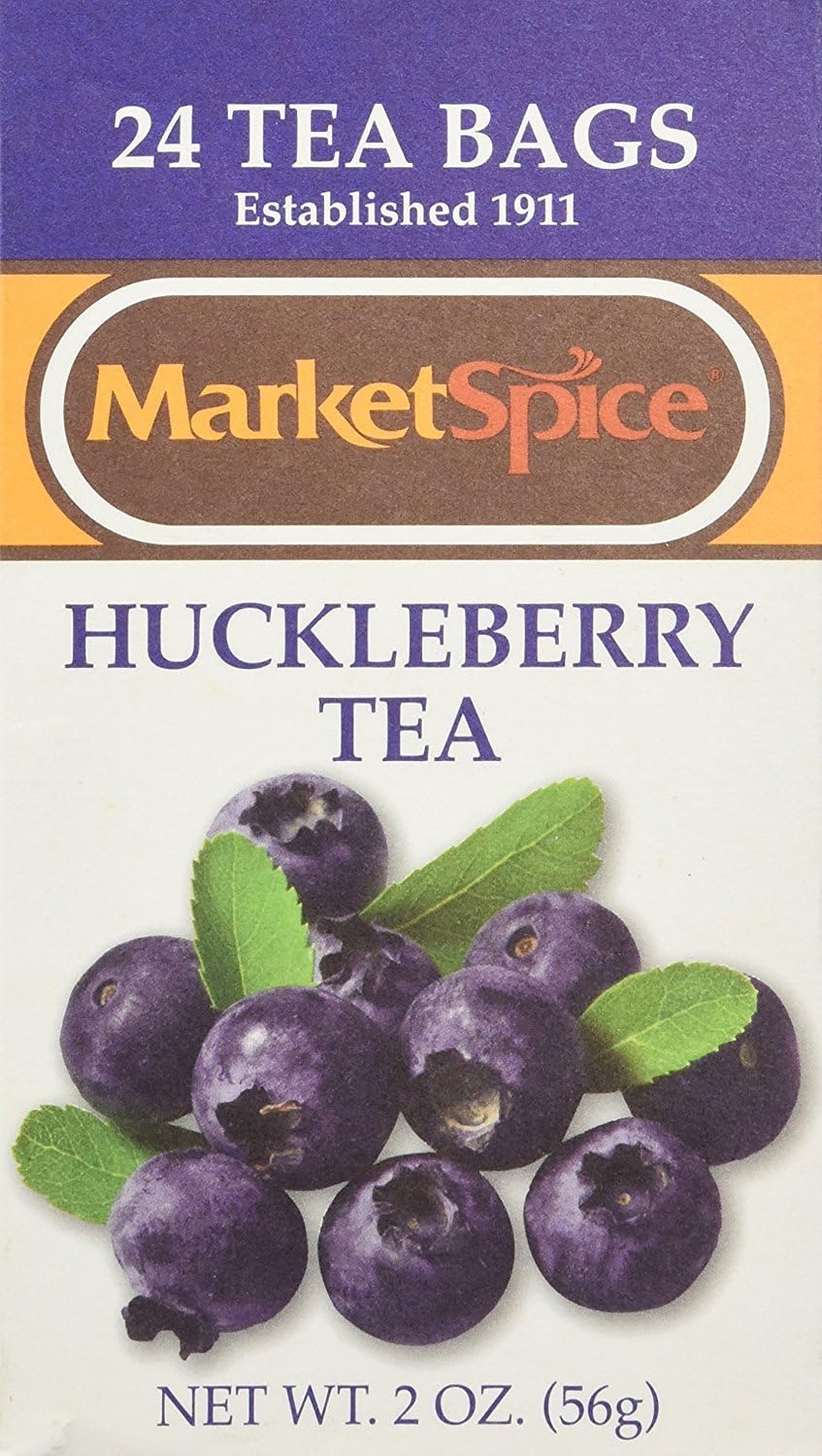 Amazon.com : English Tea Store Flavored Black Teabags Huckleberry, 25 ...