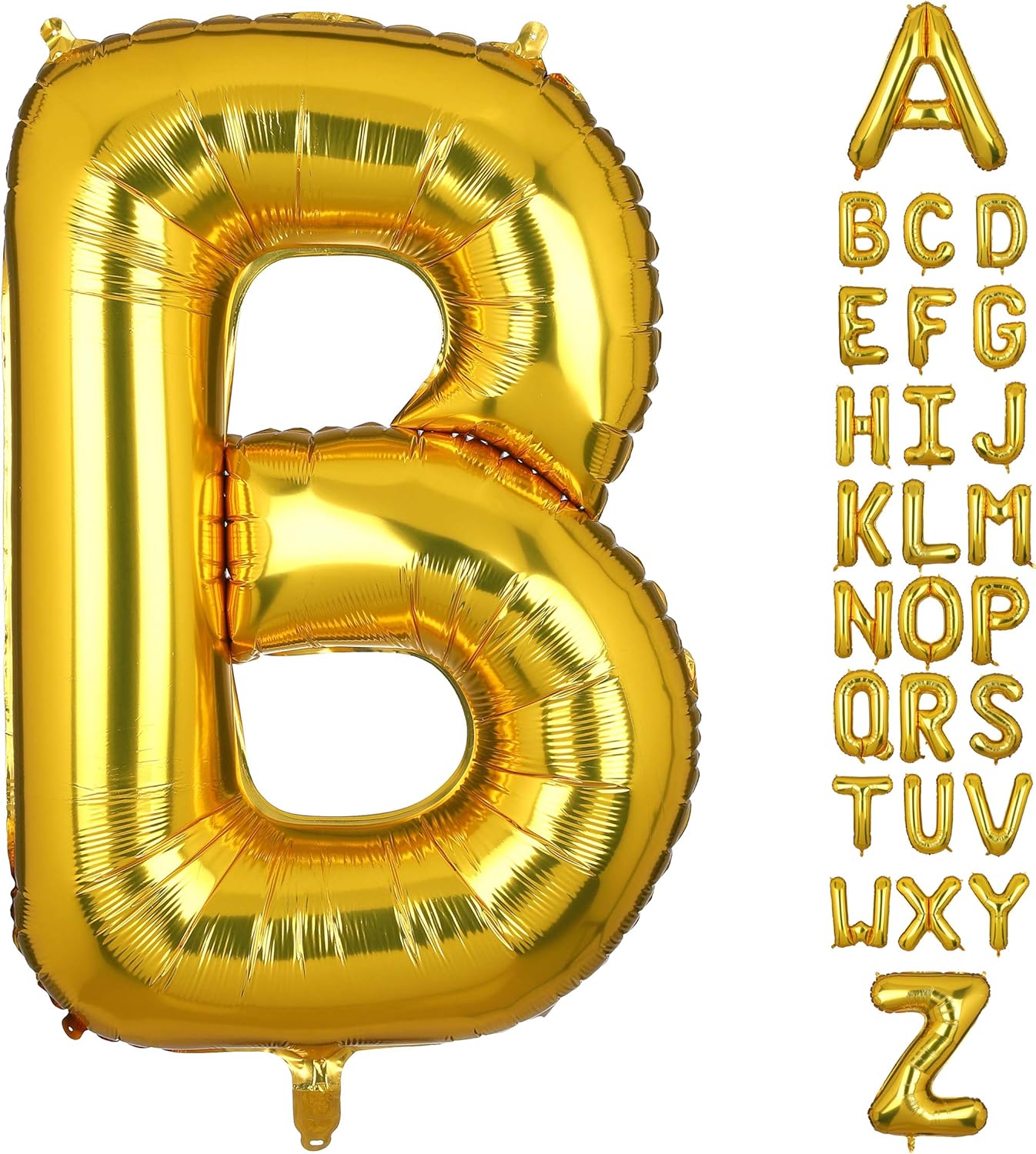 Amazon.com: 40 Inch Large Gold Letter B Foil Balloons Hellium Golden ...