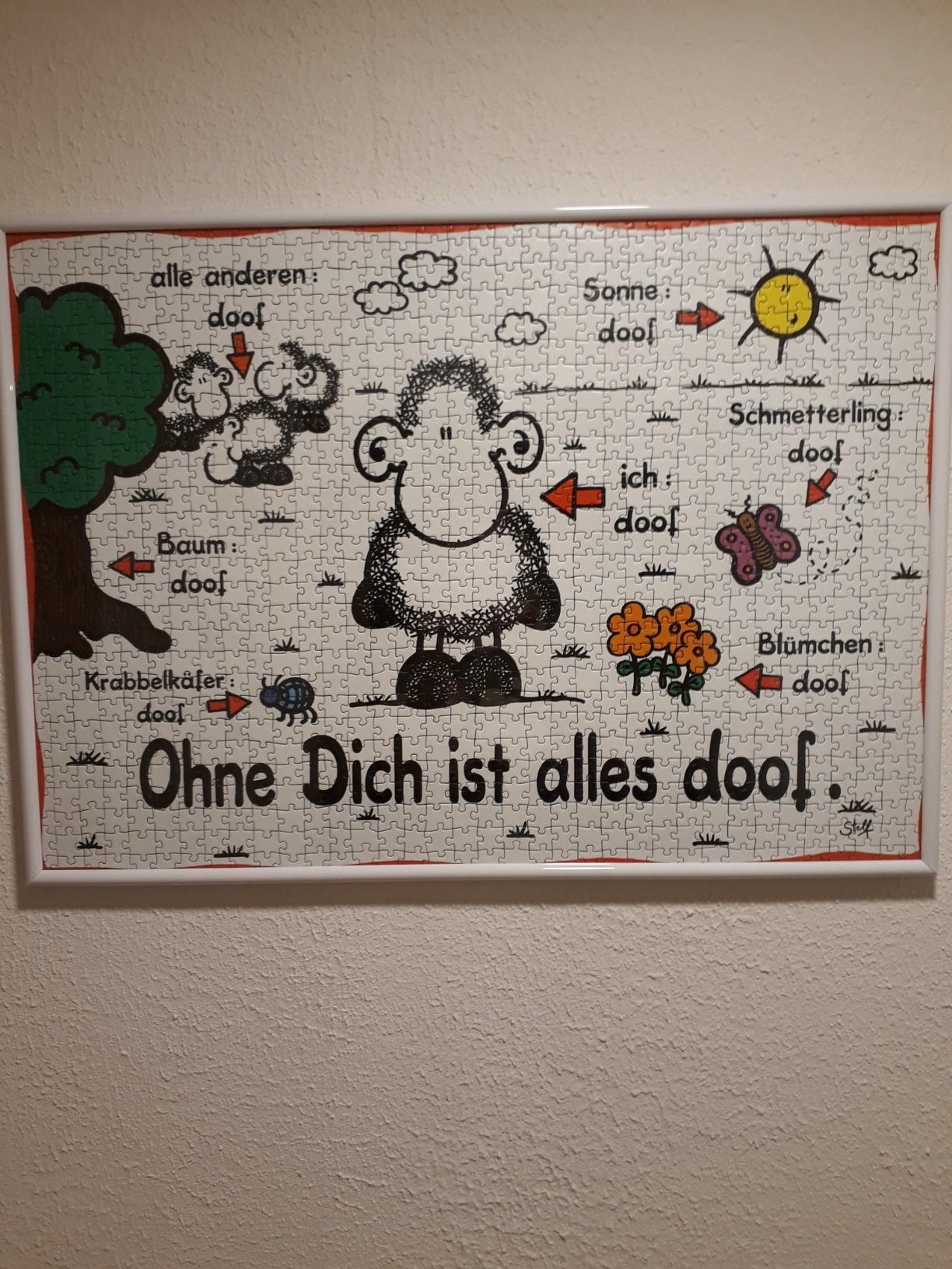Ravensburger 15321 - Sheepworld: Ohne dich ist alles doof - 1000 Teile ...