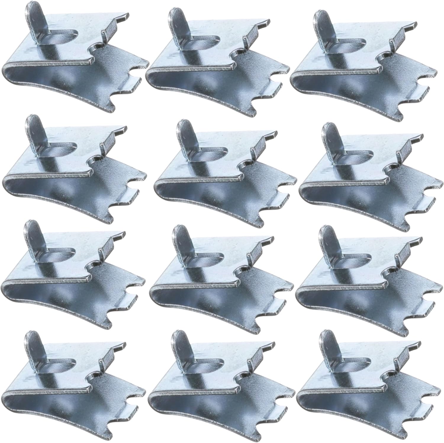 Amazon.com: GEEX DEPOT Zinc Shelf Support Pilaster Clip with Tab ...