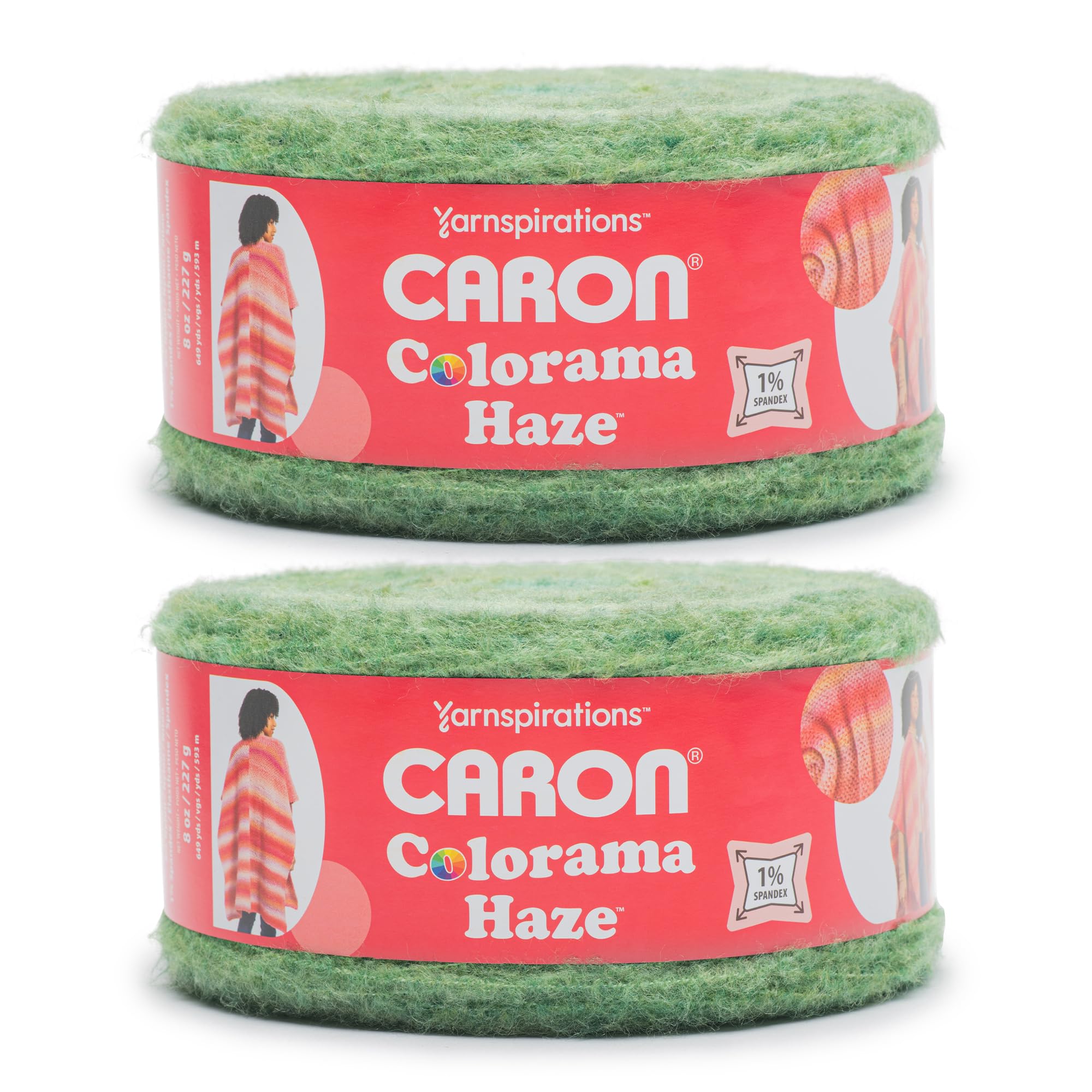 Amazon.com: Caron Colorama Haze Moss Bed 2 Pack of 227g Yarn