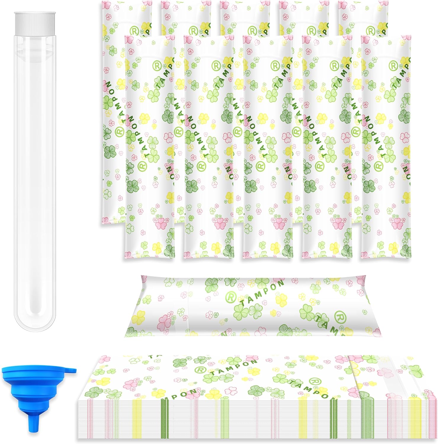 Amazon.com | Jusoney 39Pcs Tampon Flasks for Liquor 10 Pack (6 oz Total ...