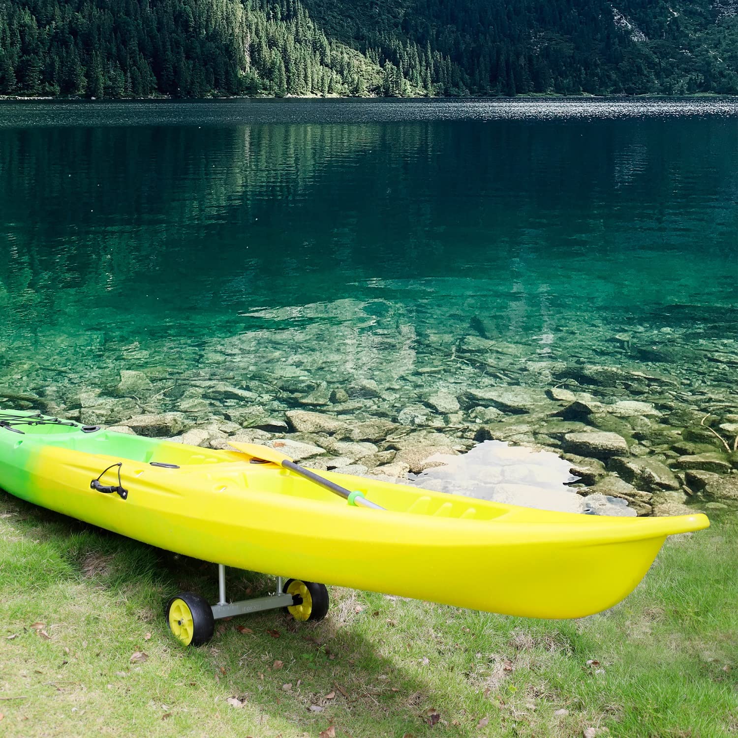Snapklik.com : Universal 220 Lbs Kayak Cart Dolly For Sit On Top Kayaks ...