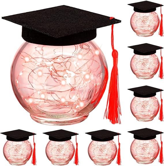 Amazon.com: WILLBOND 8 Pack Graduation Table Centerpieces 2026 with LED ...