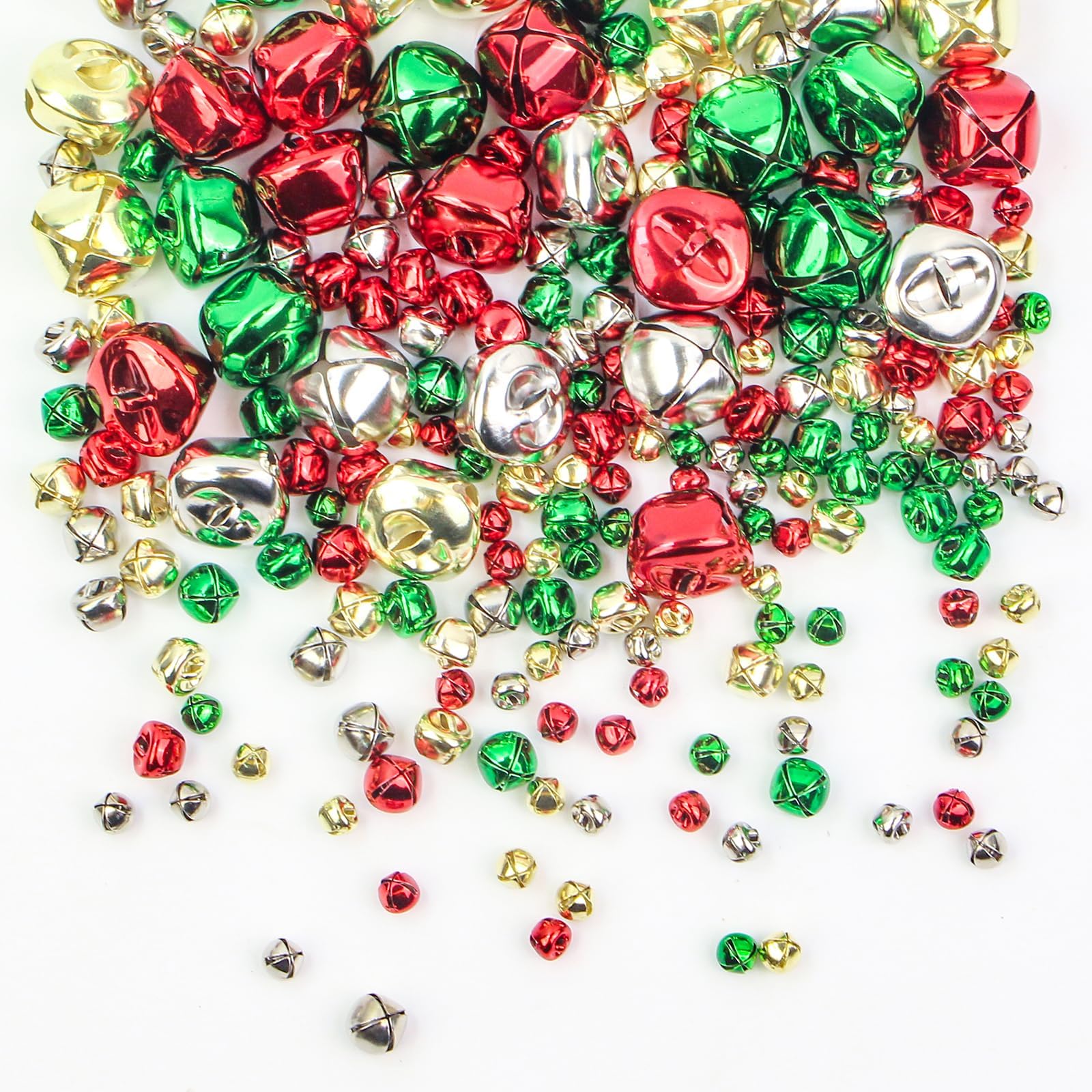 Amazon.com: YGAOHF Jingle Bells for Crafts - 200 Pieces Colorful Small ...