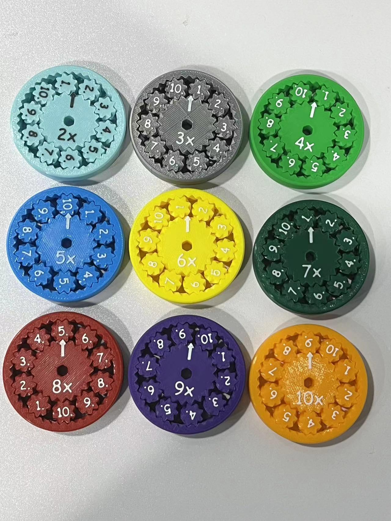 Snapklik.com : Math Fidget Spinners For Kids Learning Math Facts Stress ...