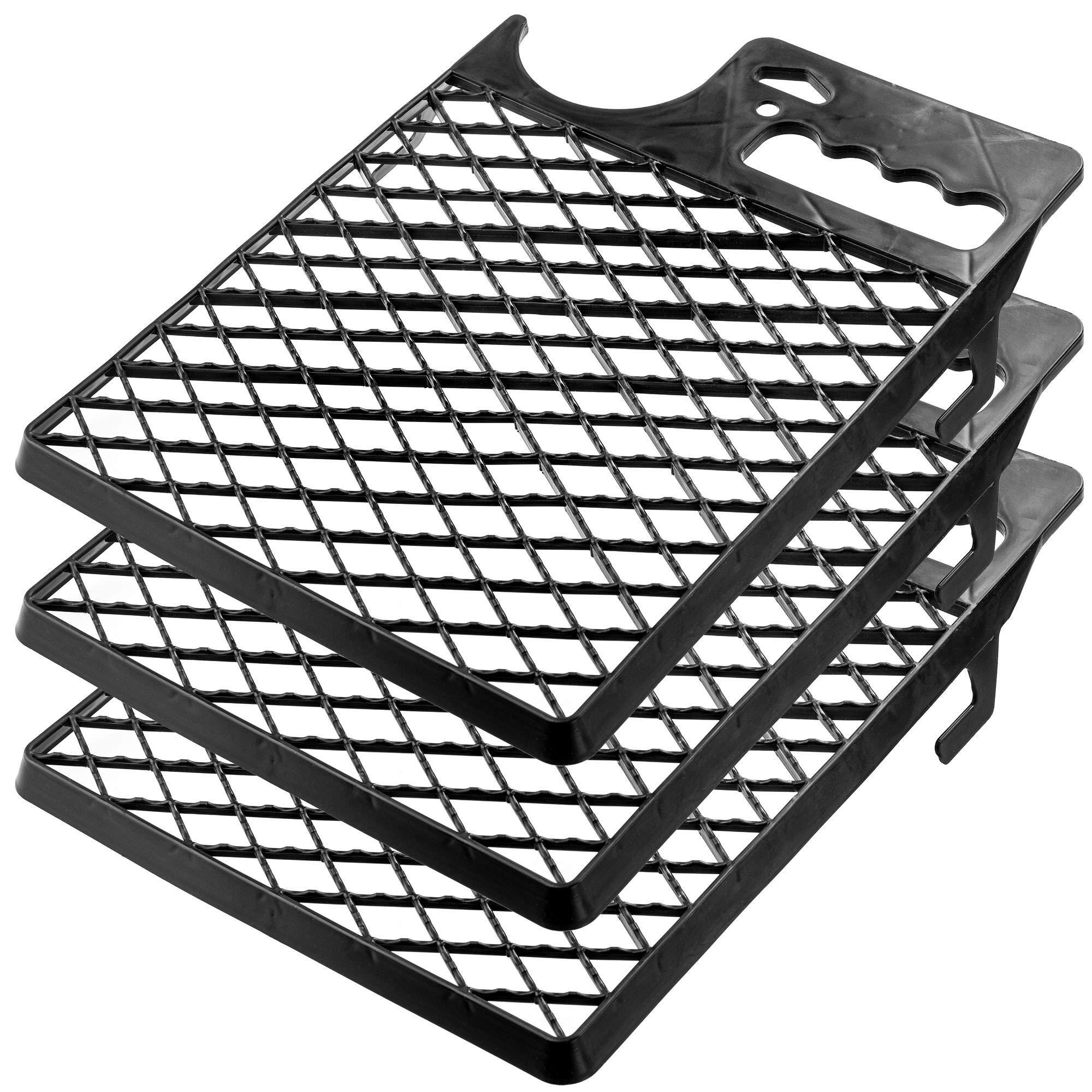 KADAX Black Paint Grid, Handy Plastic Grid, 30.5 x 23 cm, light Roller ...