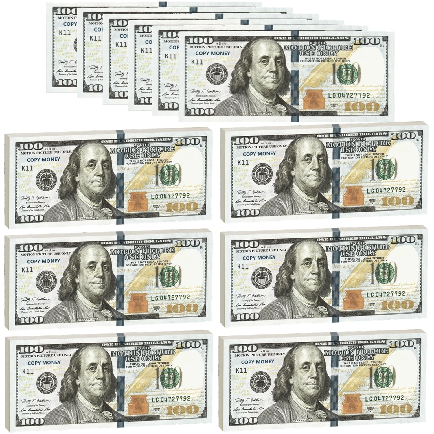 Snapklik.com : 100PCS Money Play Money Pretend Play, Develops Early ...