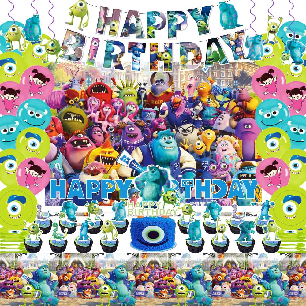 Clipart Joyeux Anniversaire De Monsters Inc Monster Party Monsters,